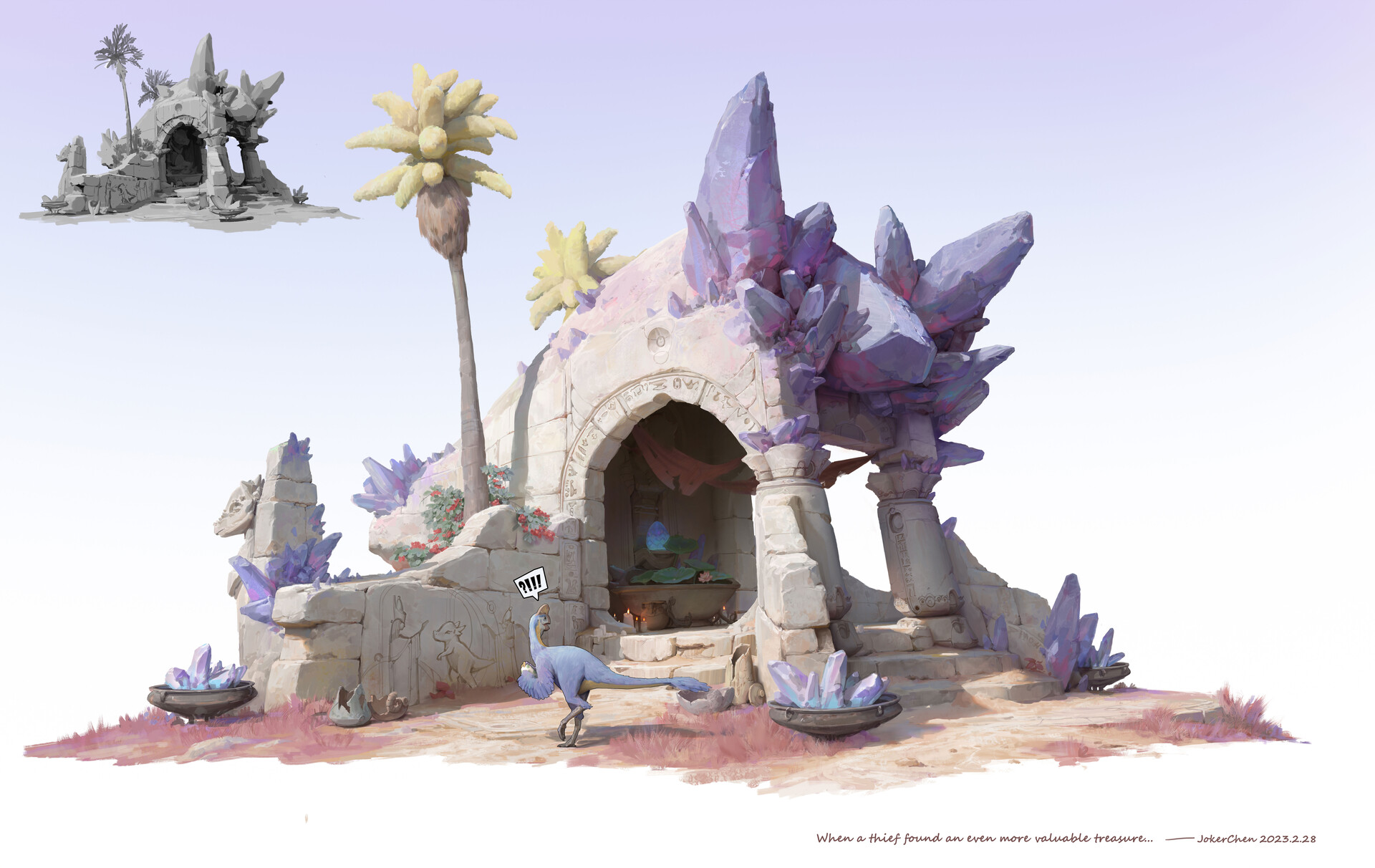 肿头龙神庙 by Joker Chen : r/ImaginaryArchitecture