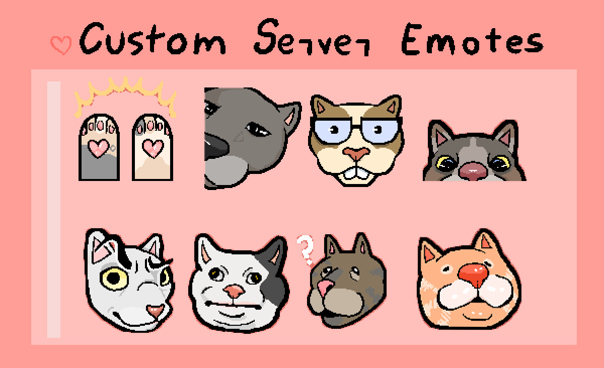 ArtStation - Custom Server Emotes ! ! ( Commissions Open )