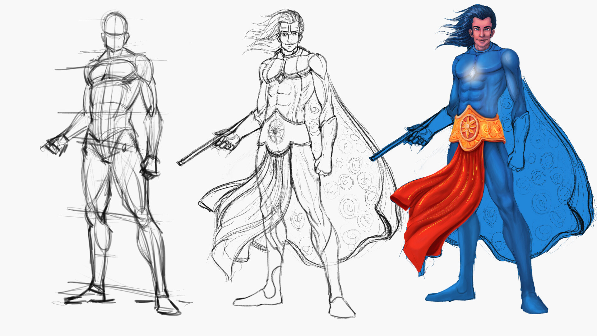 ArtStation - Character design sketch