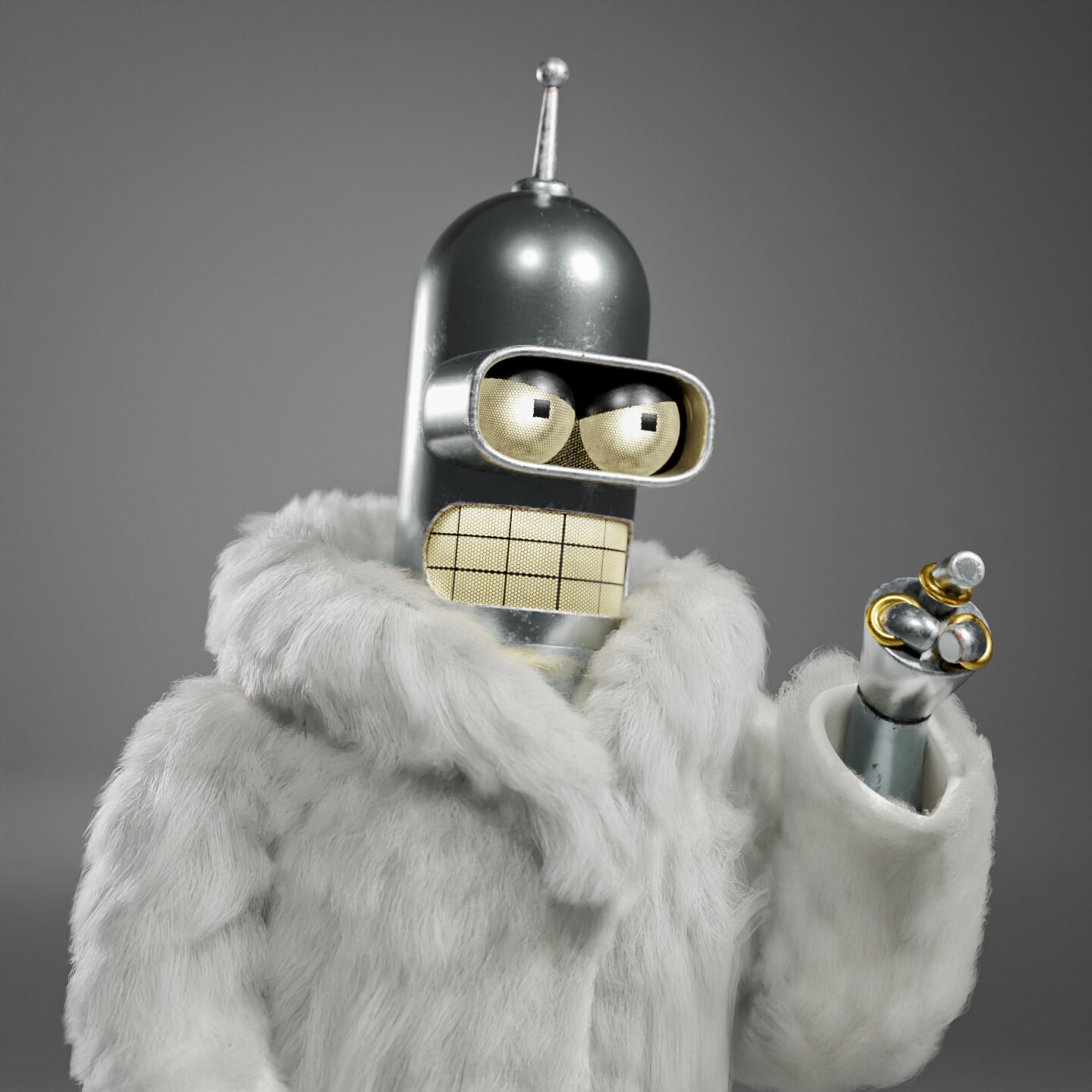 ArtStation - PBR Bender from Futurama