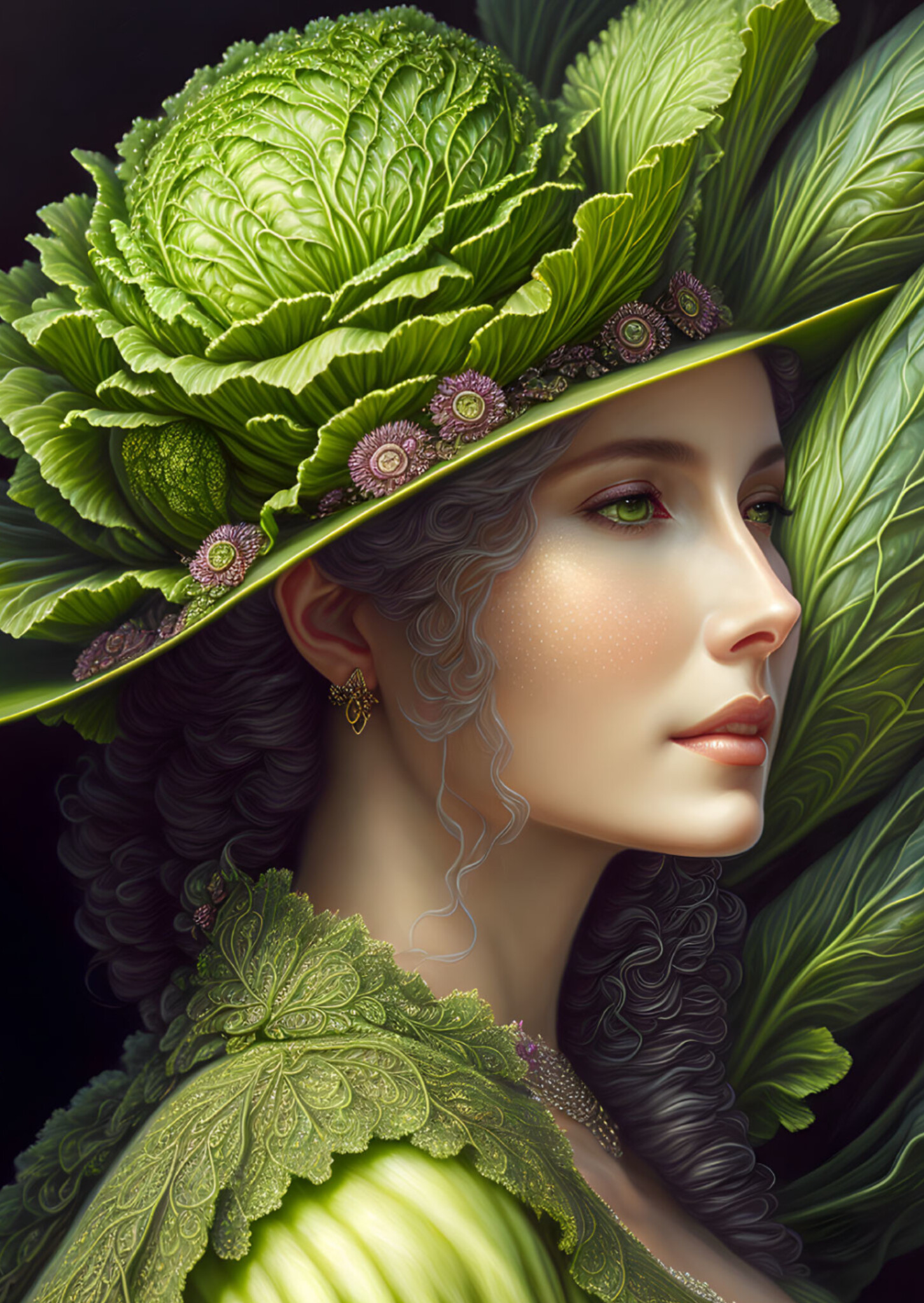 ArtStation - The Cabbage Hat by Dana Edwards