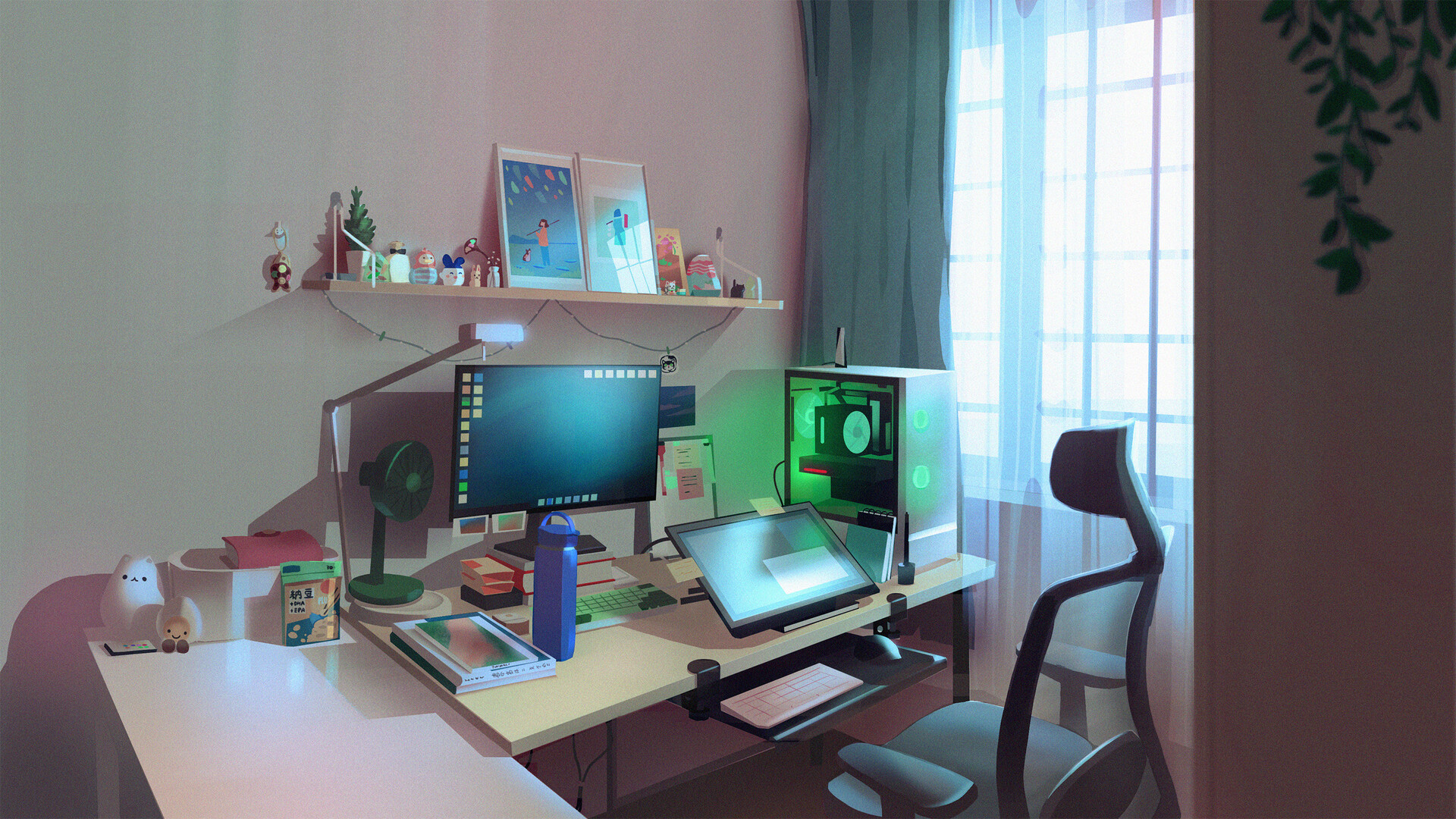 ArtStation - Workspace Lightings
