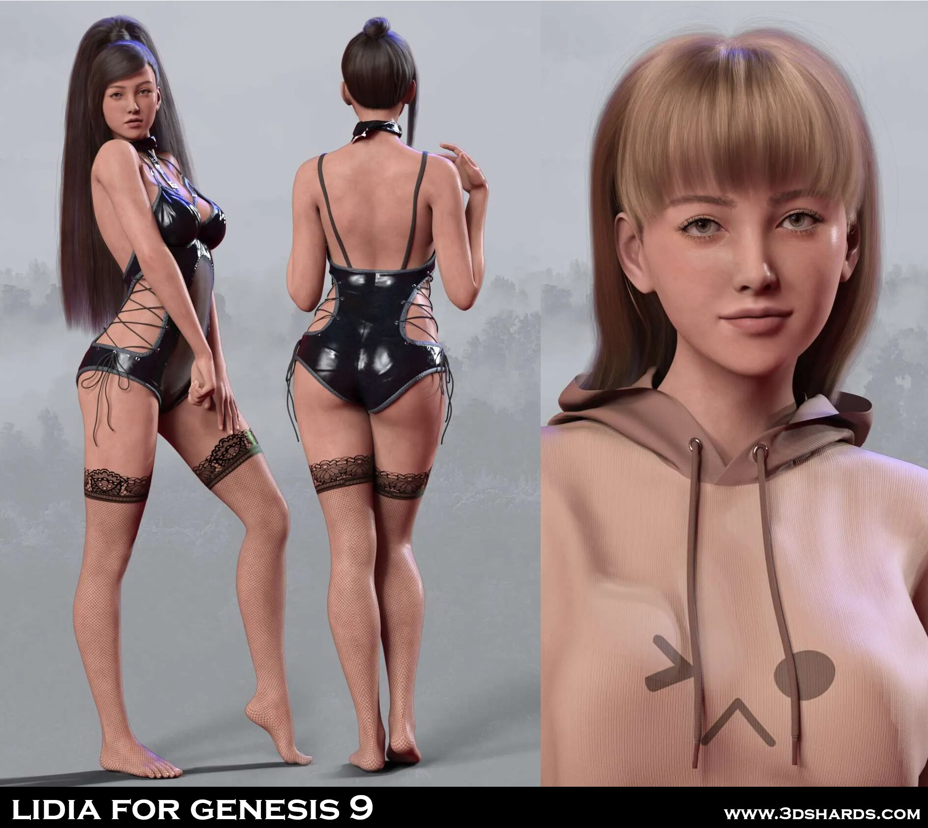 ArtStation - Lidia for Genesis 9 (Daz Studio)