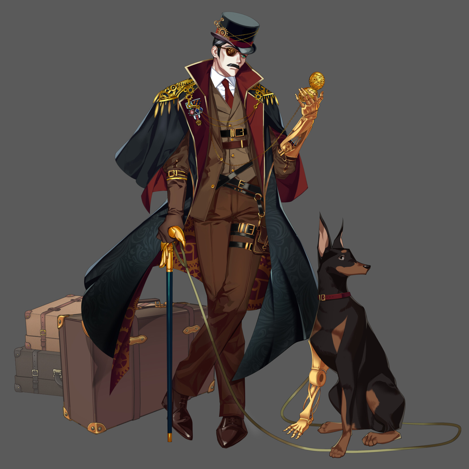 Steampunk Gentleman Art