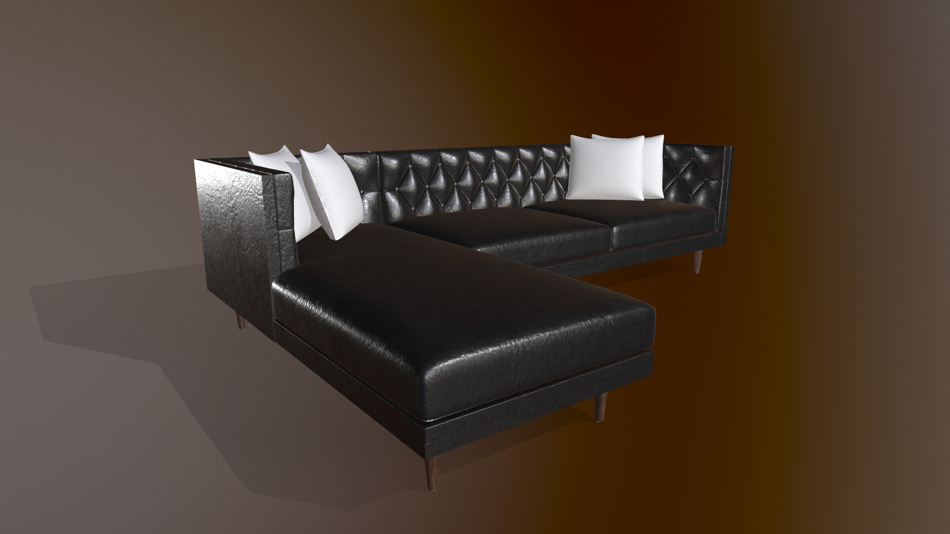 ArtStation - Black Couch