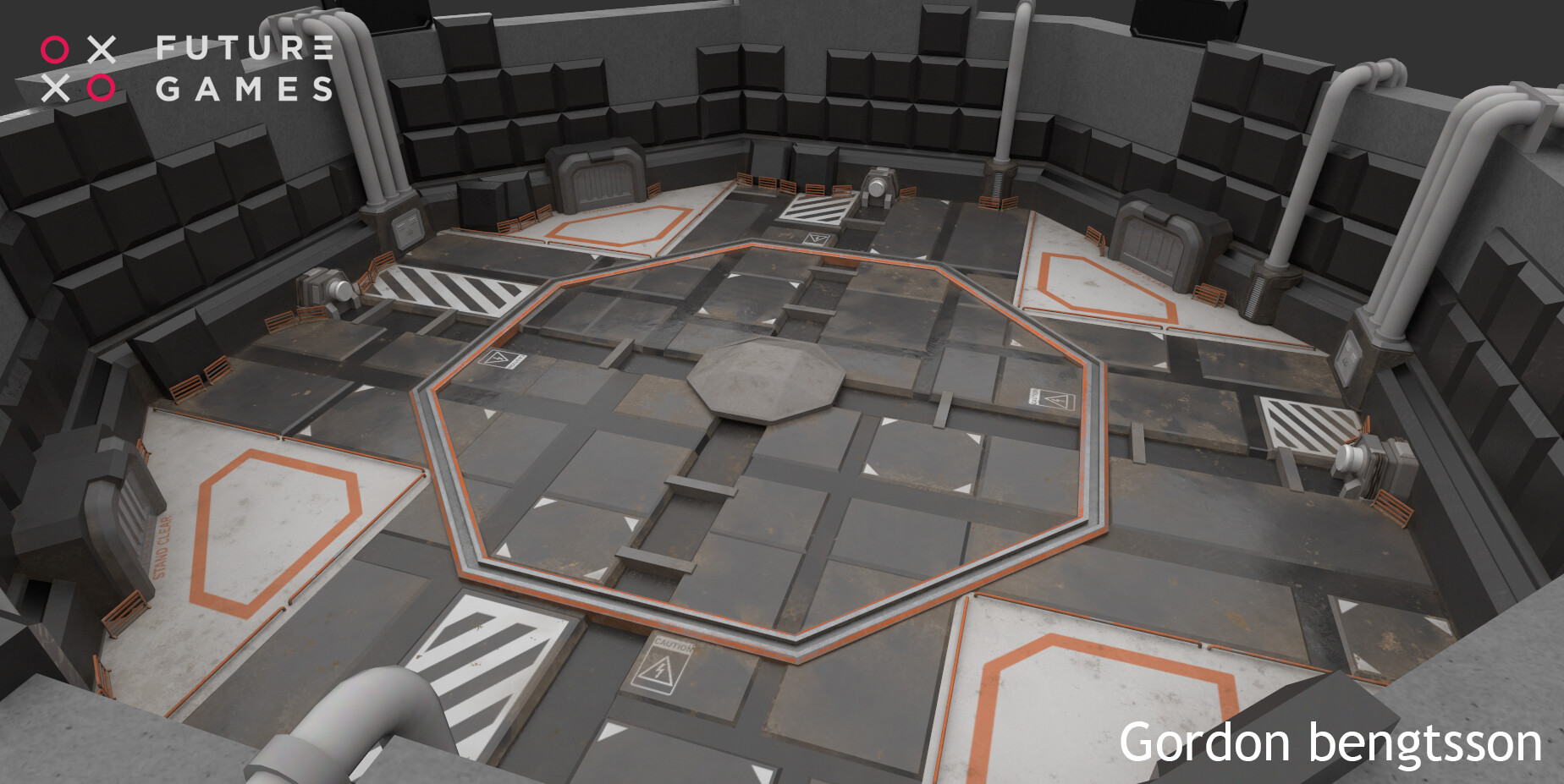 ArtStation - B34-N Game. Futuregames Enviroment Art