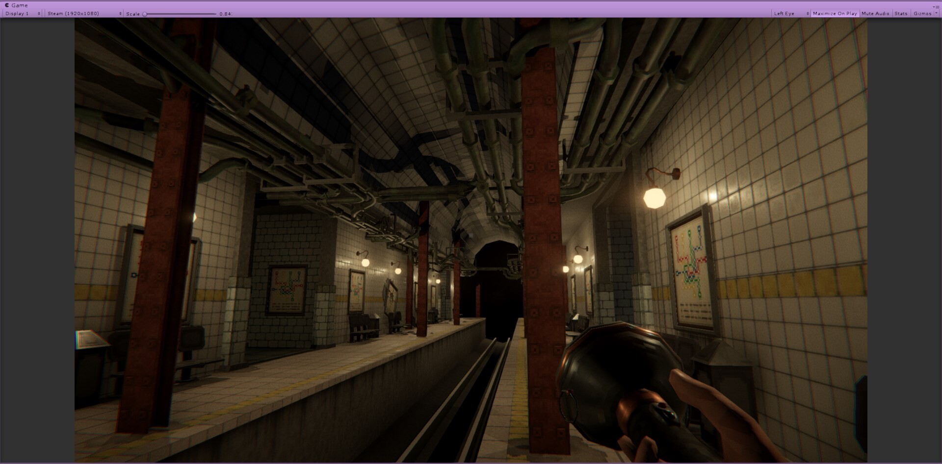 ArtStation - Subway Horror (level design)