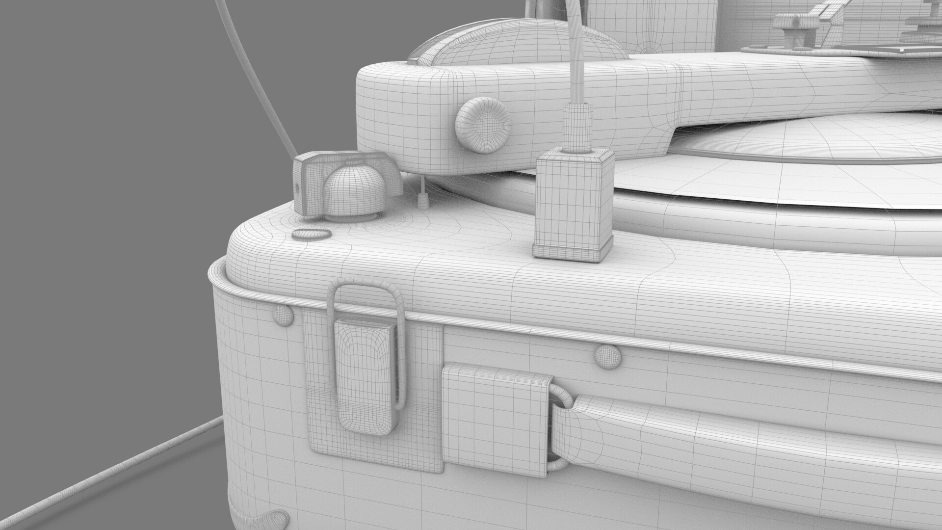 Polly Baek - VFX Modelling_ Emidicta Dictation Machine