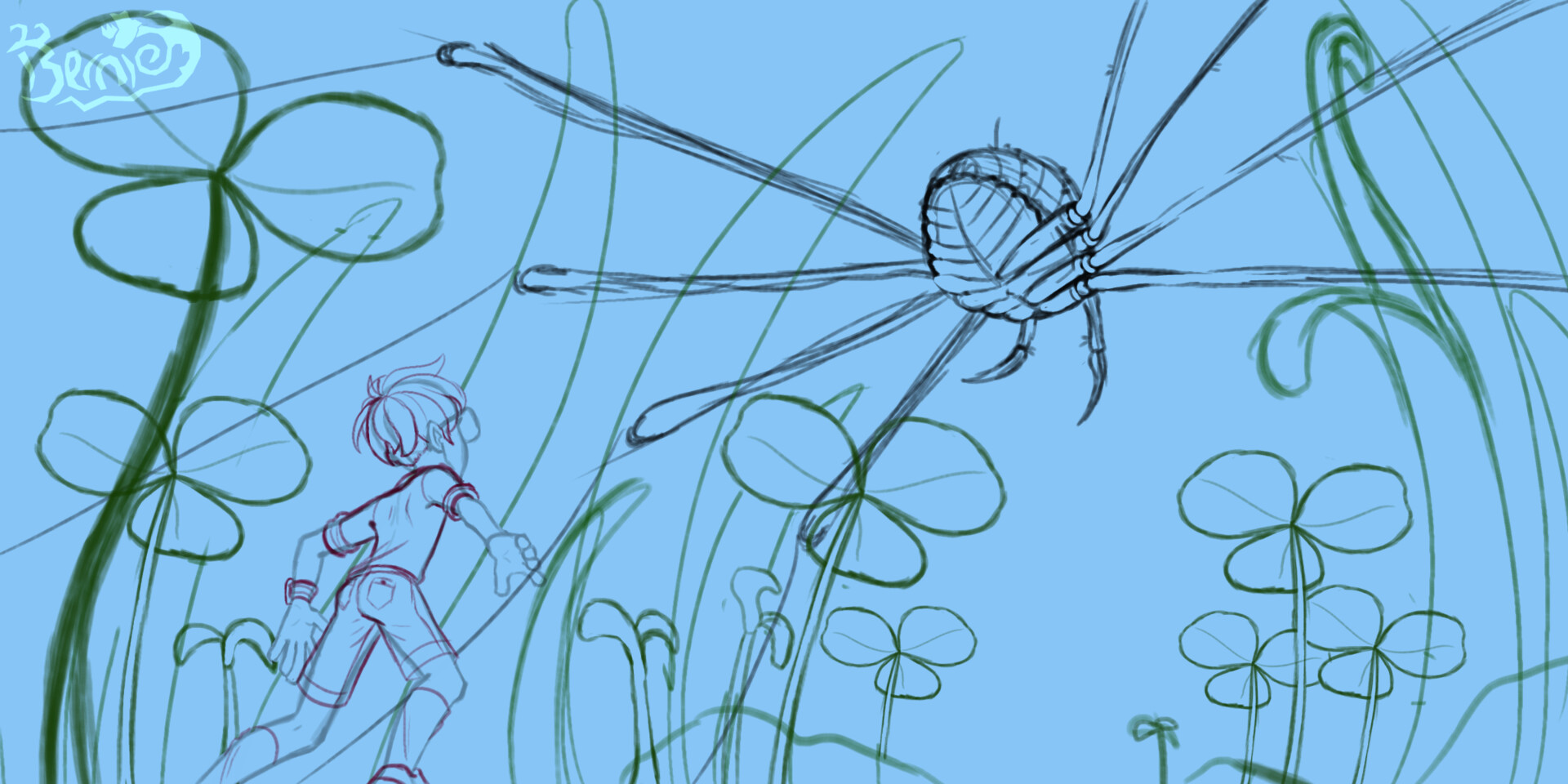 how to draw daddy long legs