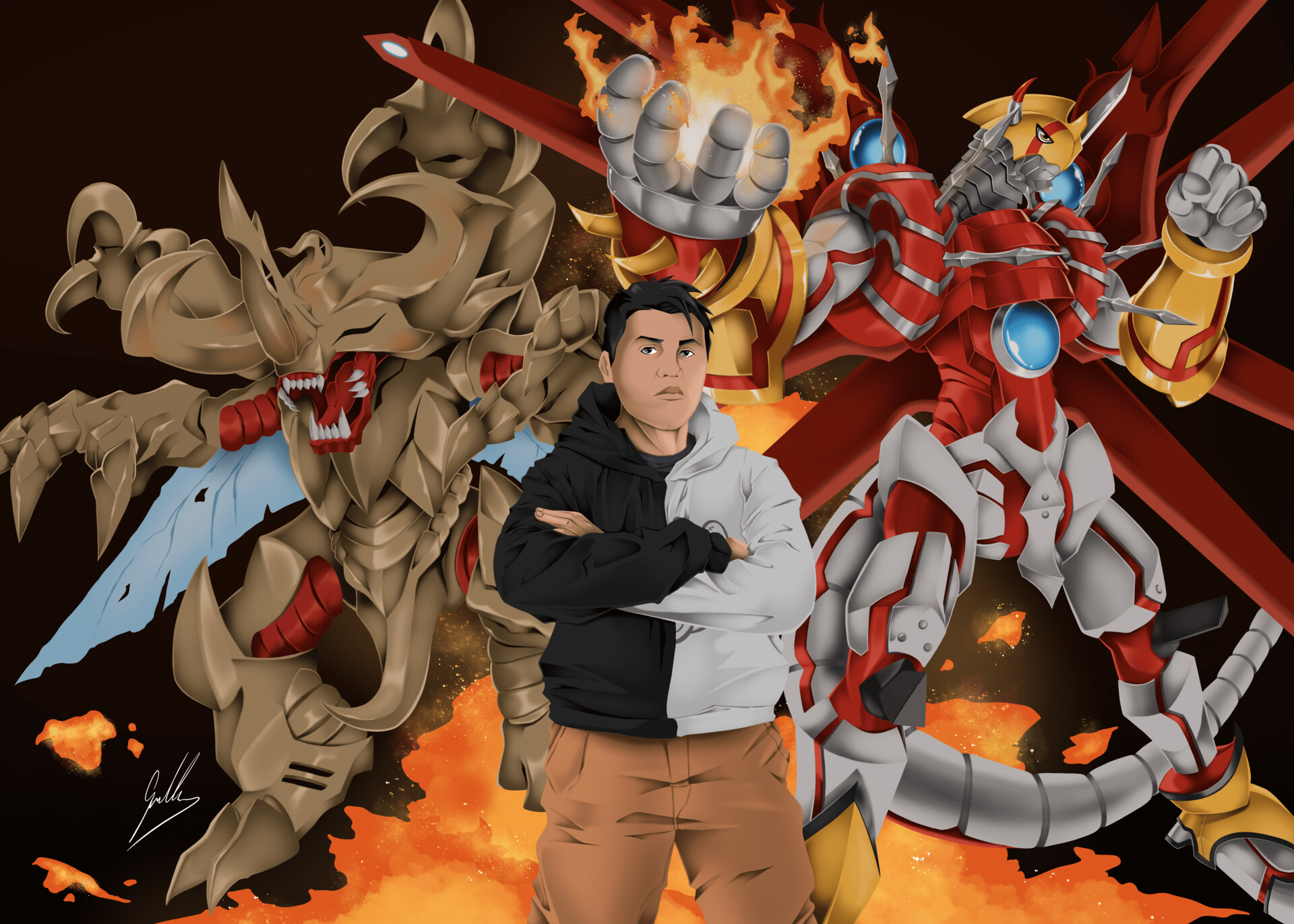 ArtStation - Jem Irry and his favorite Diginmons