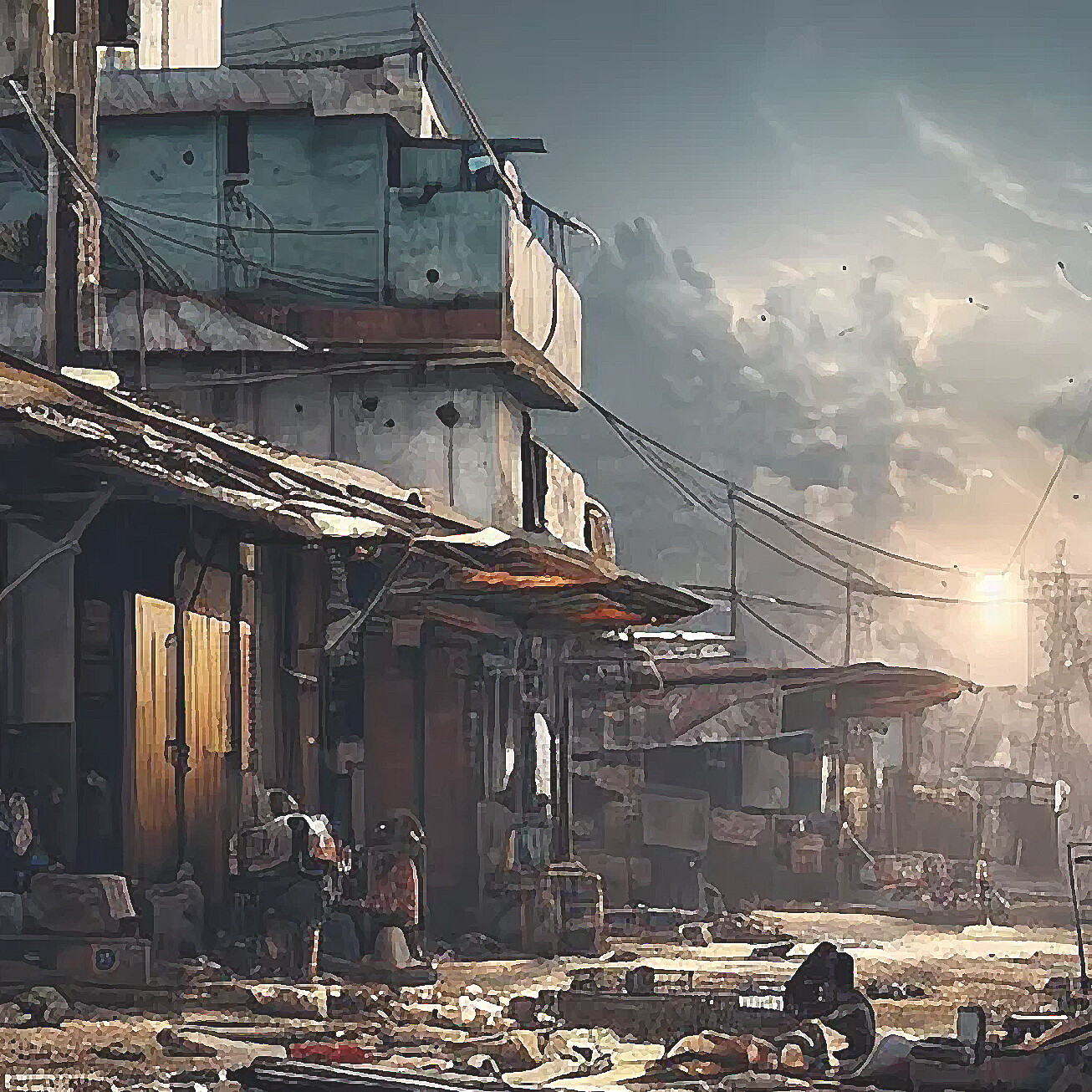 ArtStation - Dystopic background