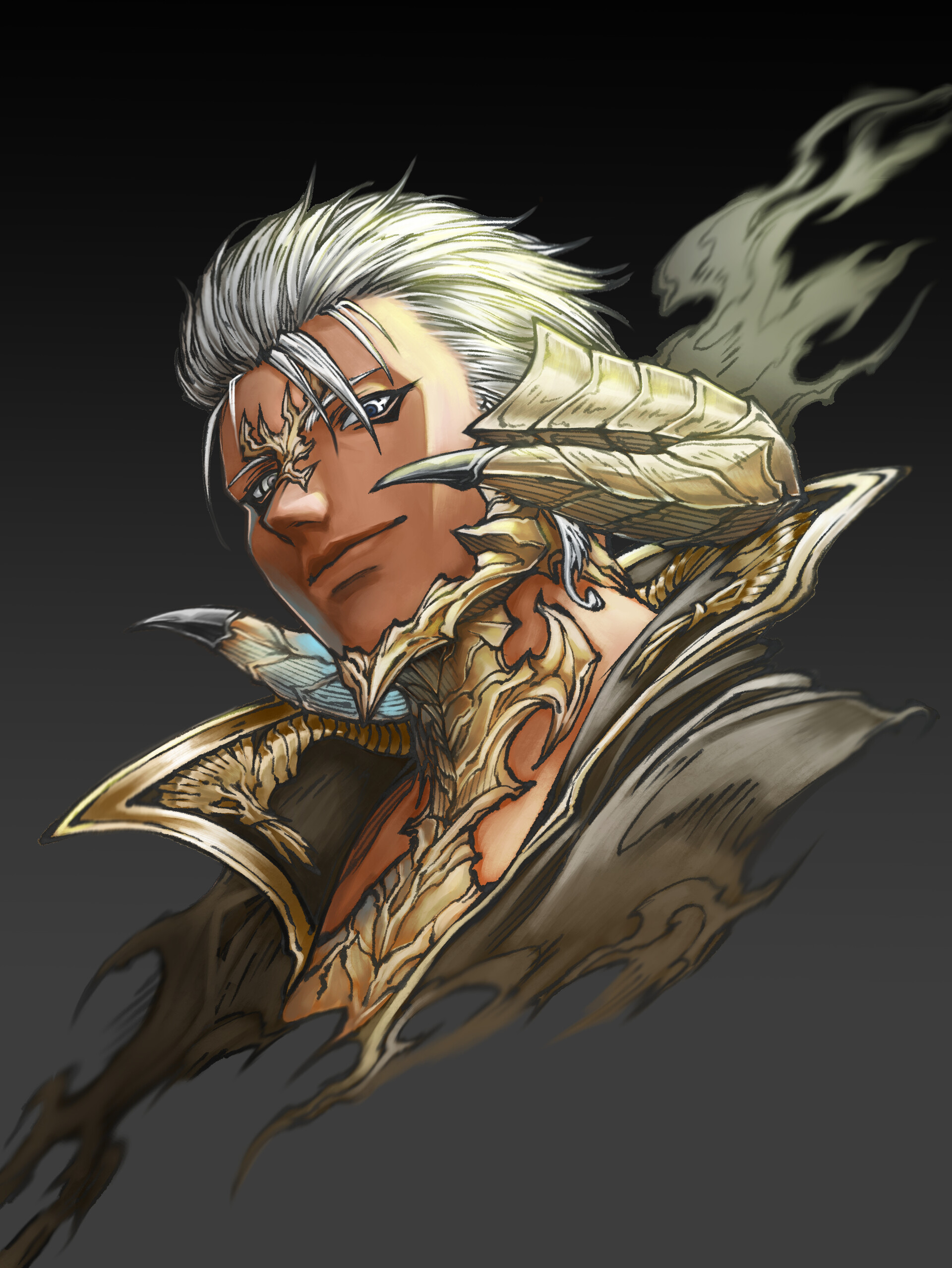ArtStation - FFXIV commission Headshot