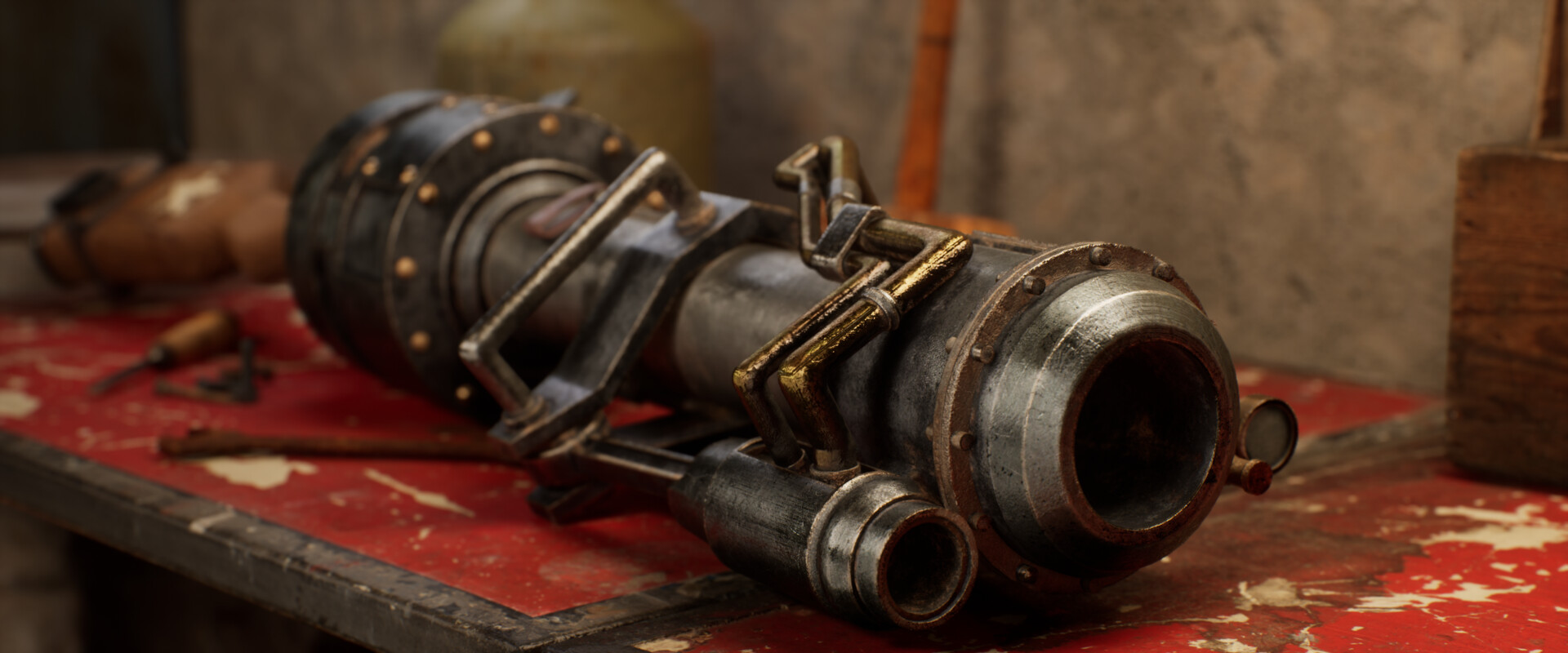 ArtStation - Steampunk Gun