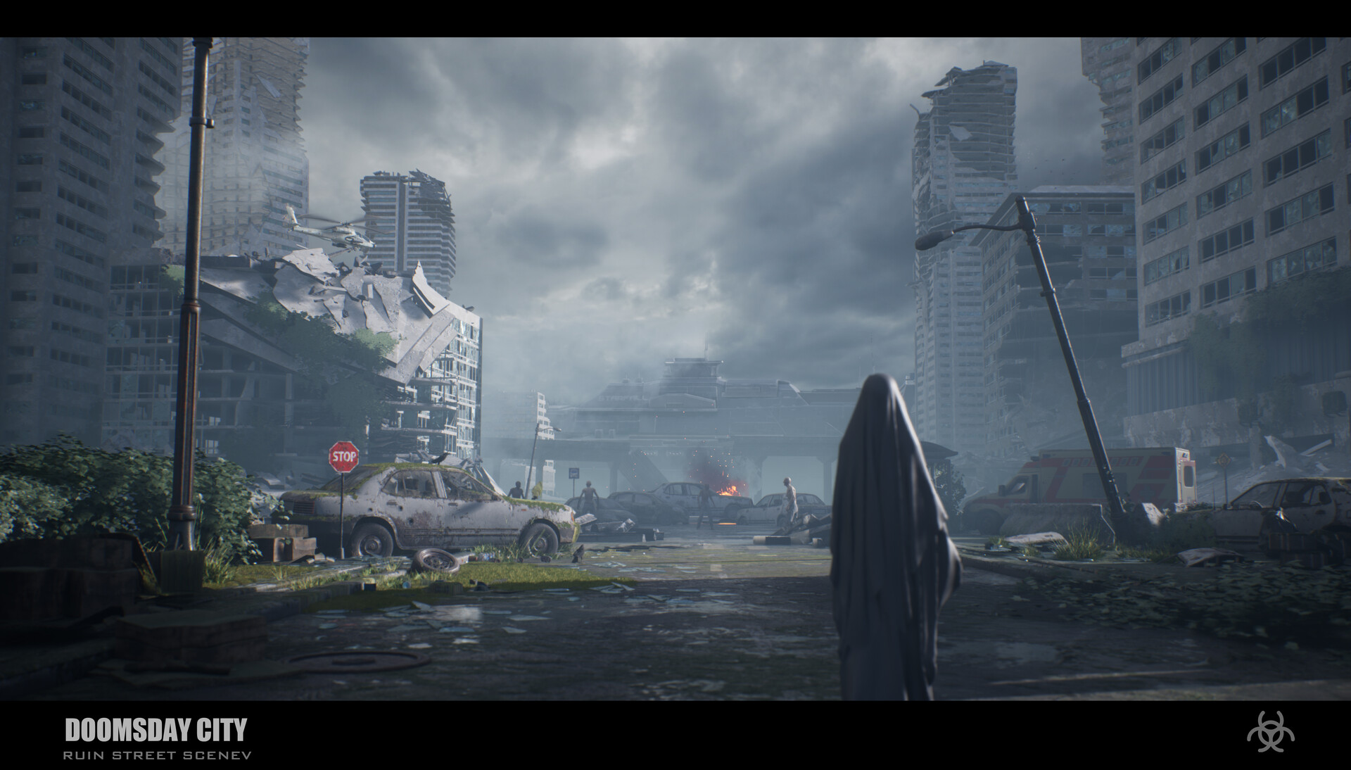 ArtStation - Doomsday Survival City Environment Concept Map