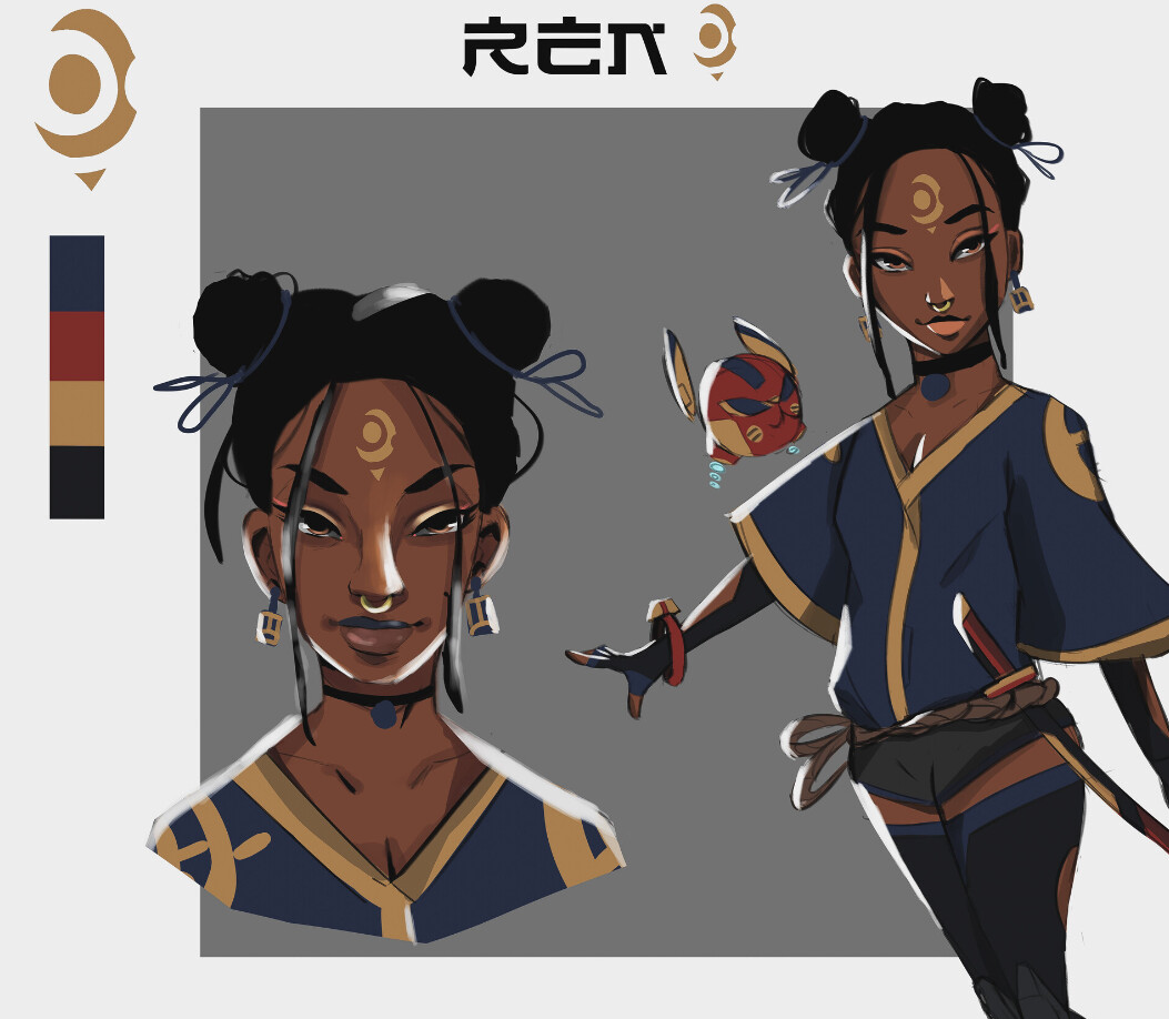 ArtStation - Ren: Character Concept