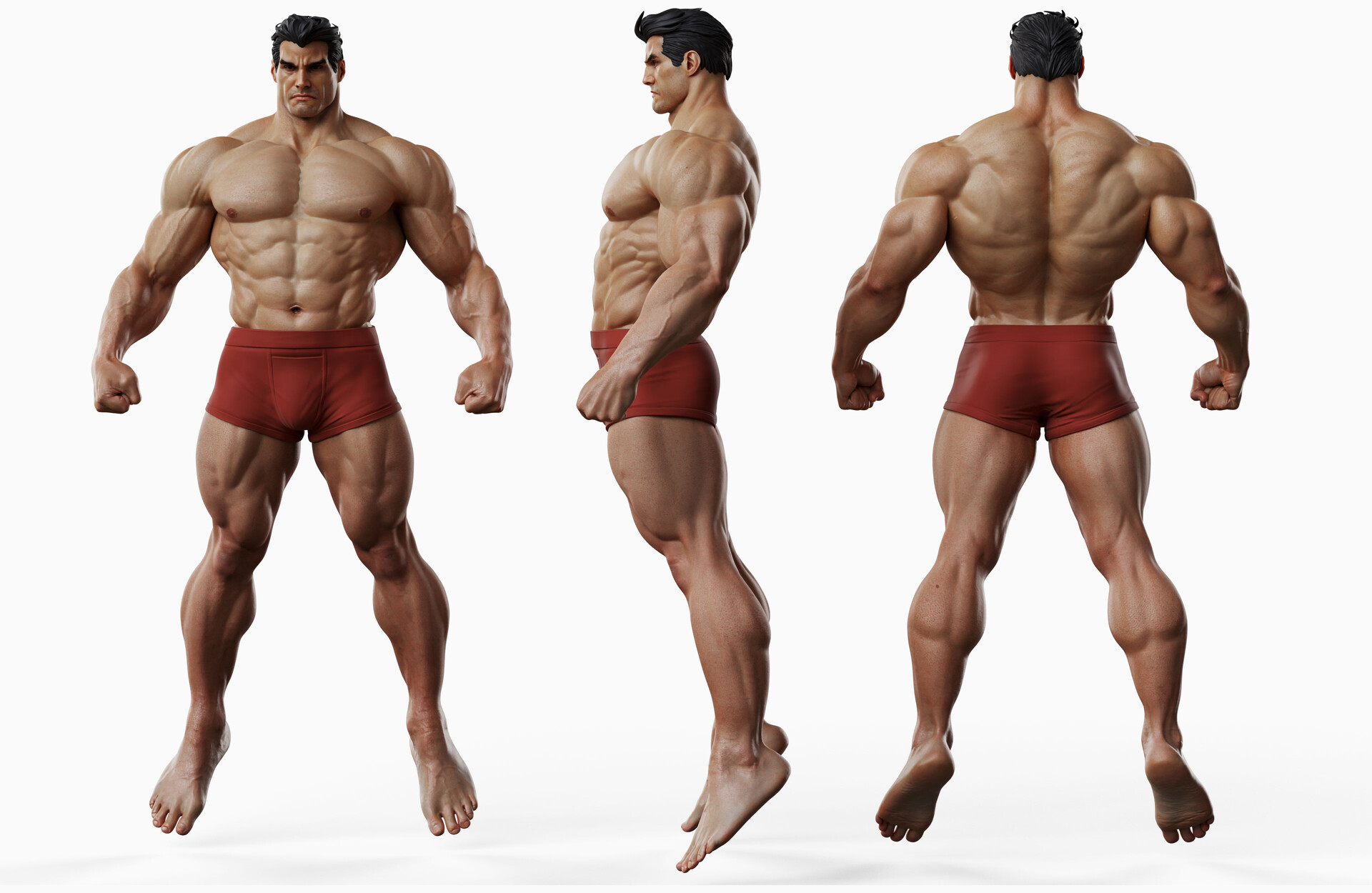 Erick Sosa - 3D Scan Store superhero studies