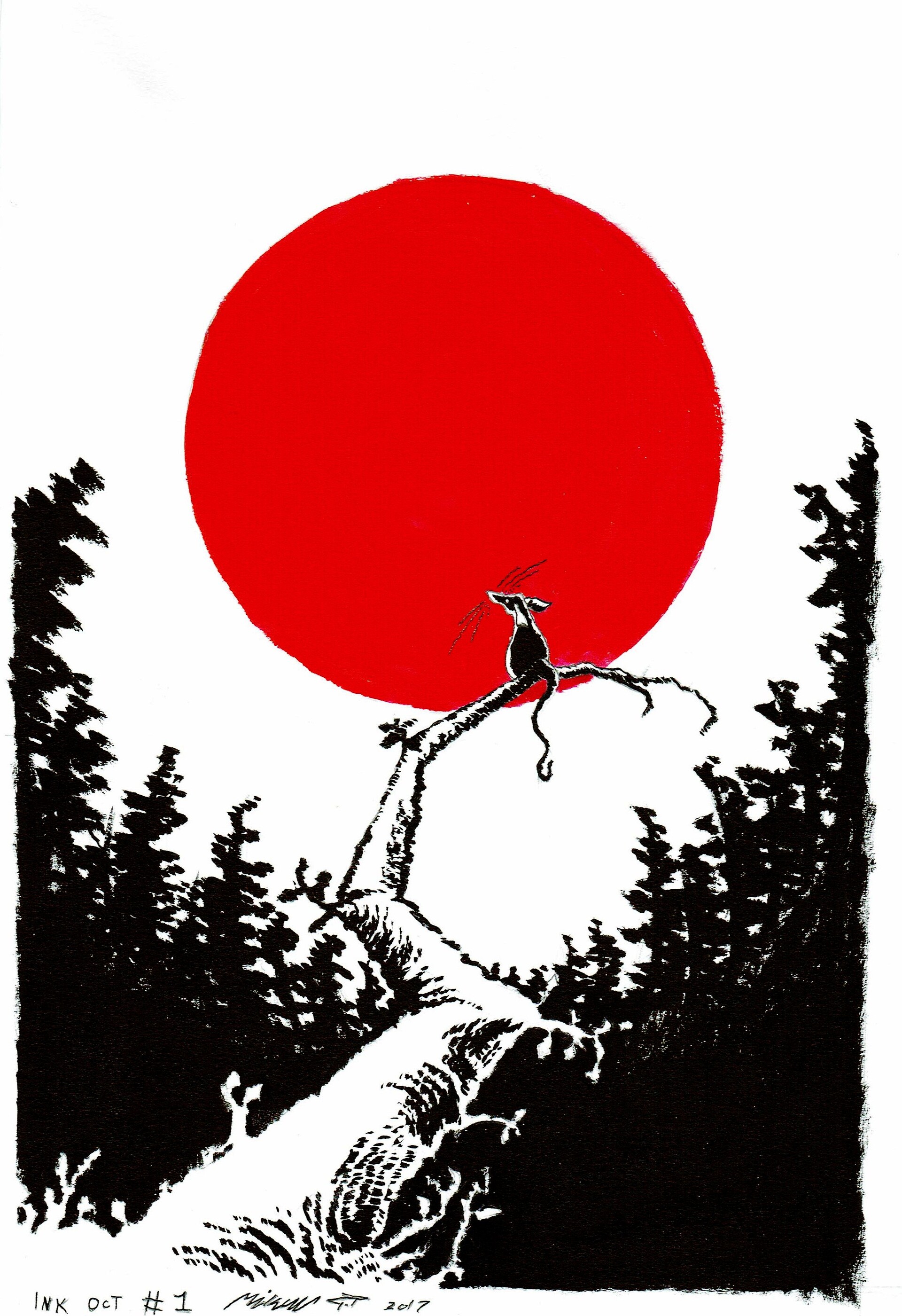 ArtStation - Ink-October no: 1 2017