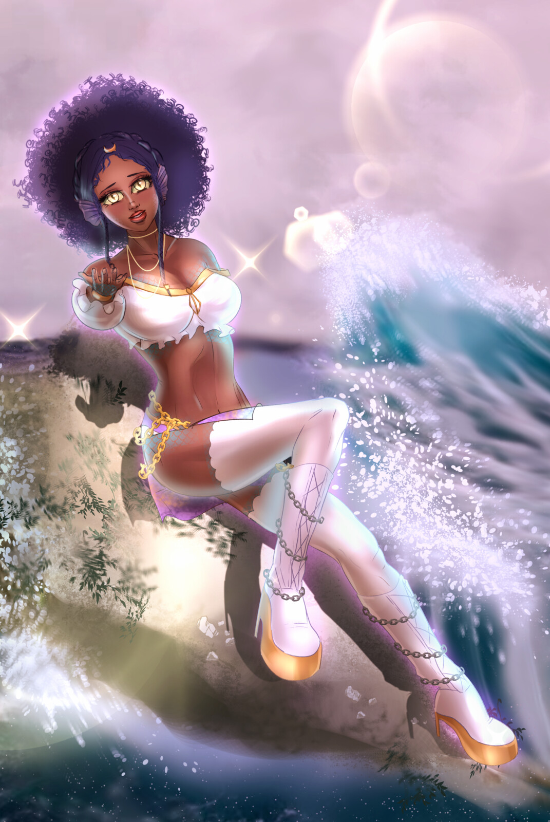 Nova Avalon - Siren Style Illustration [commission]