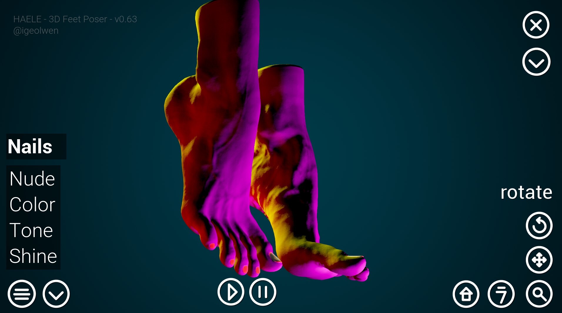 ArtStation - Colorful Feet