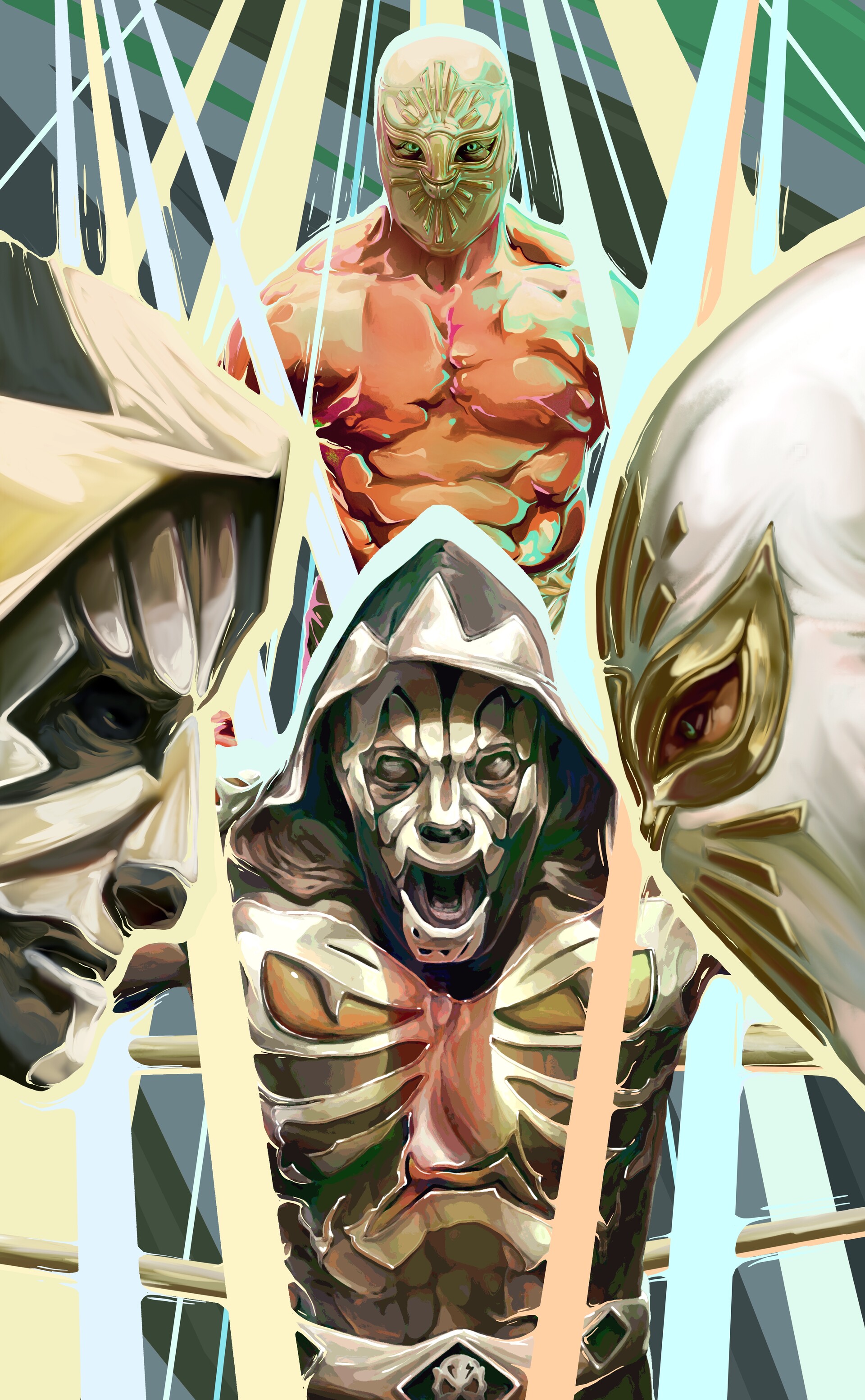 ArtStation - Lucha libre legends