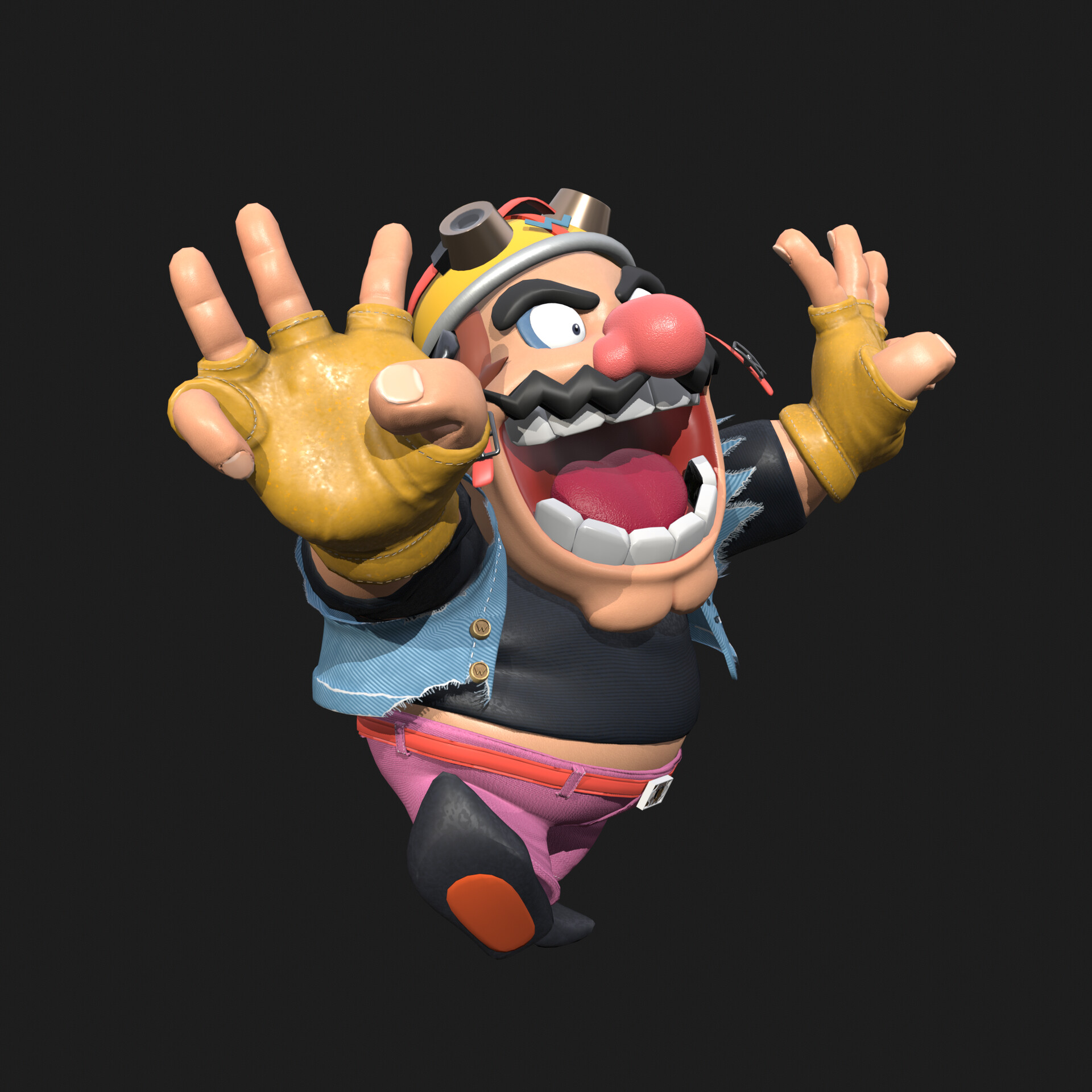 ArtStation - Wario 3d character