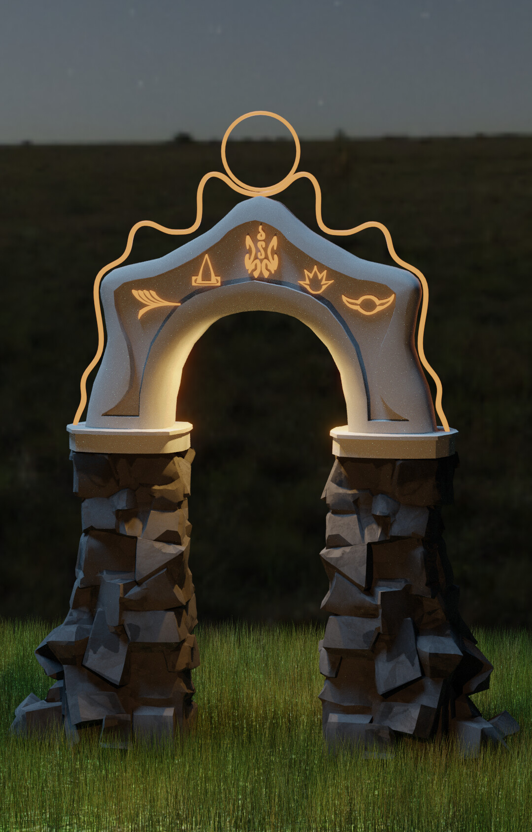 ArtStation - Fantastic Rock Arch