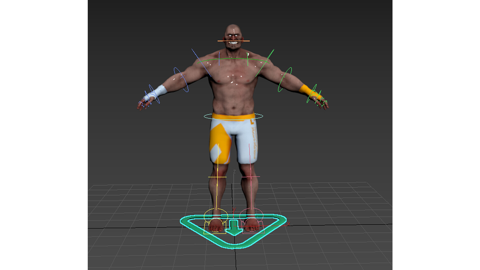 ArtStation - Fighter Rigging + Animations