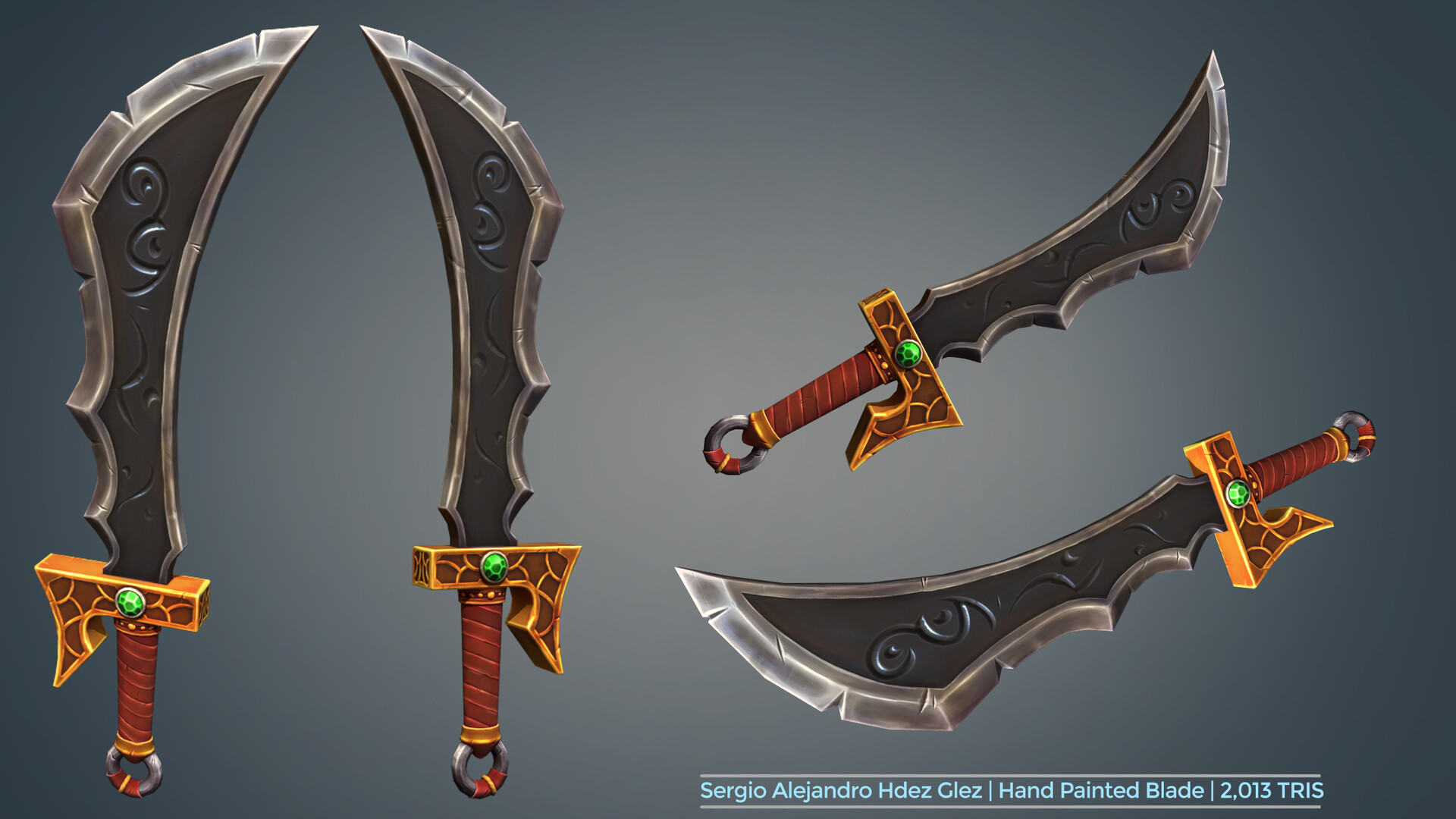 ArtStation - Hand Painted Blade