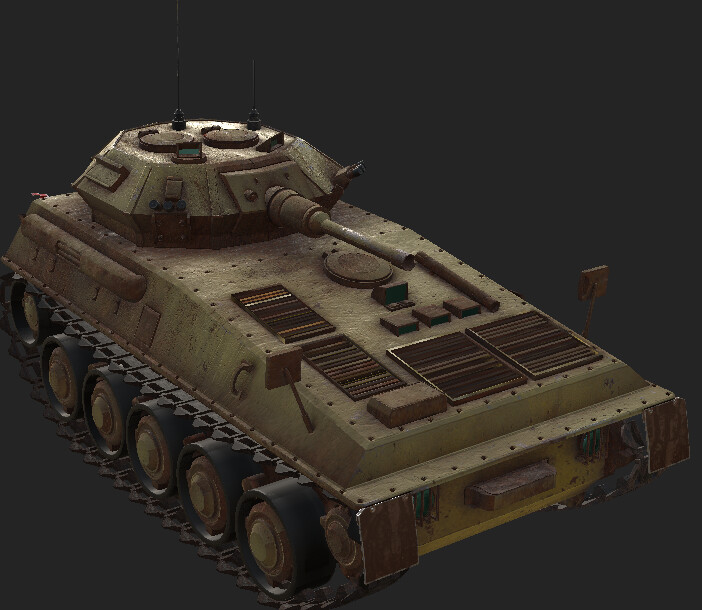 ArtStation - fv101 scorpion tank