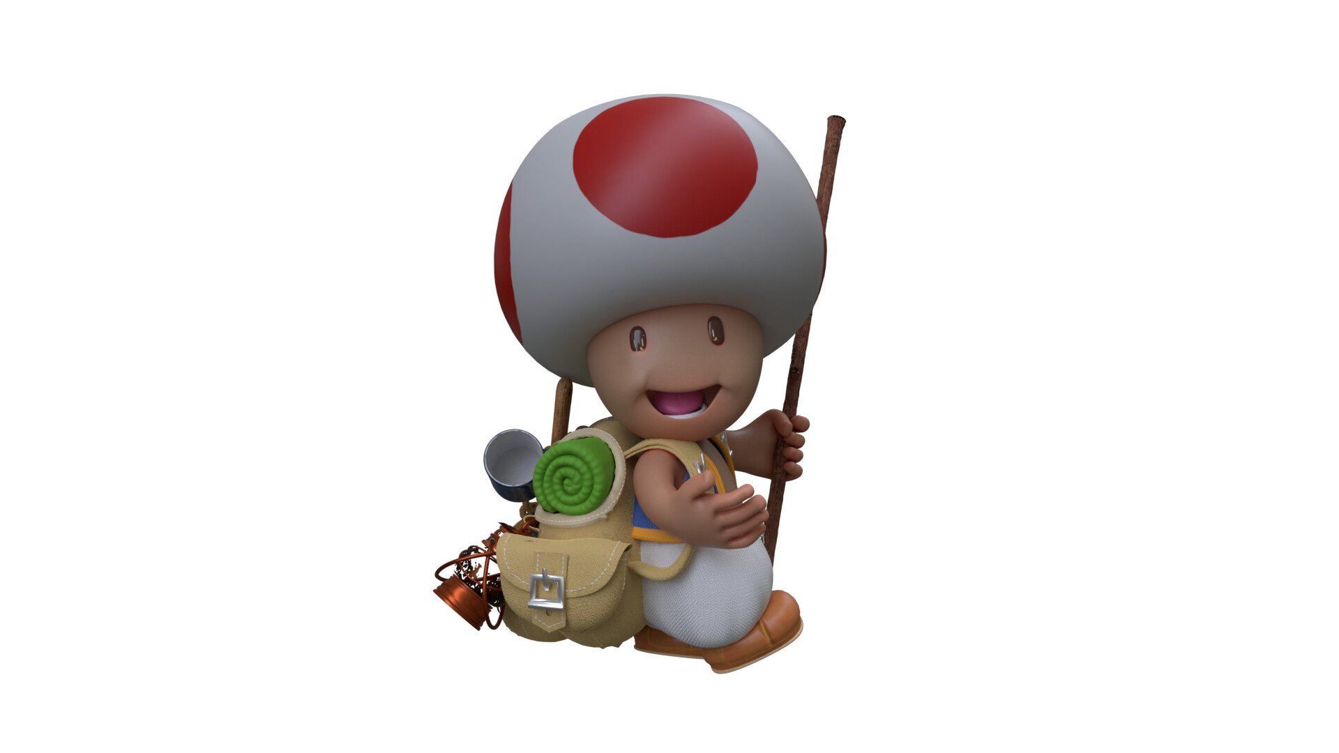 ArtStation - Toad 3d character pose
