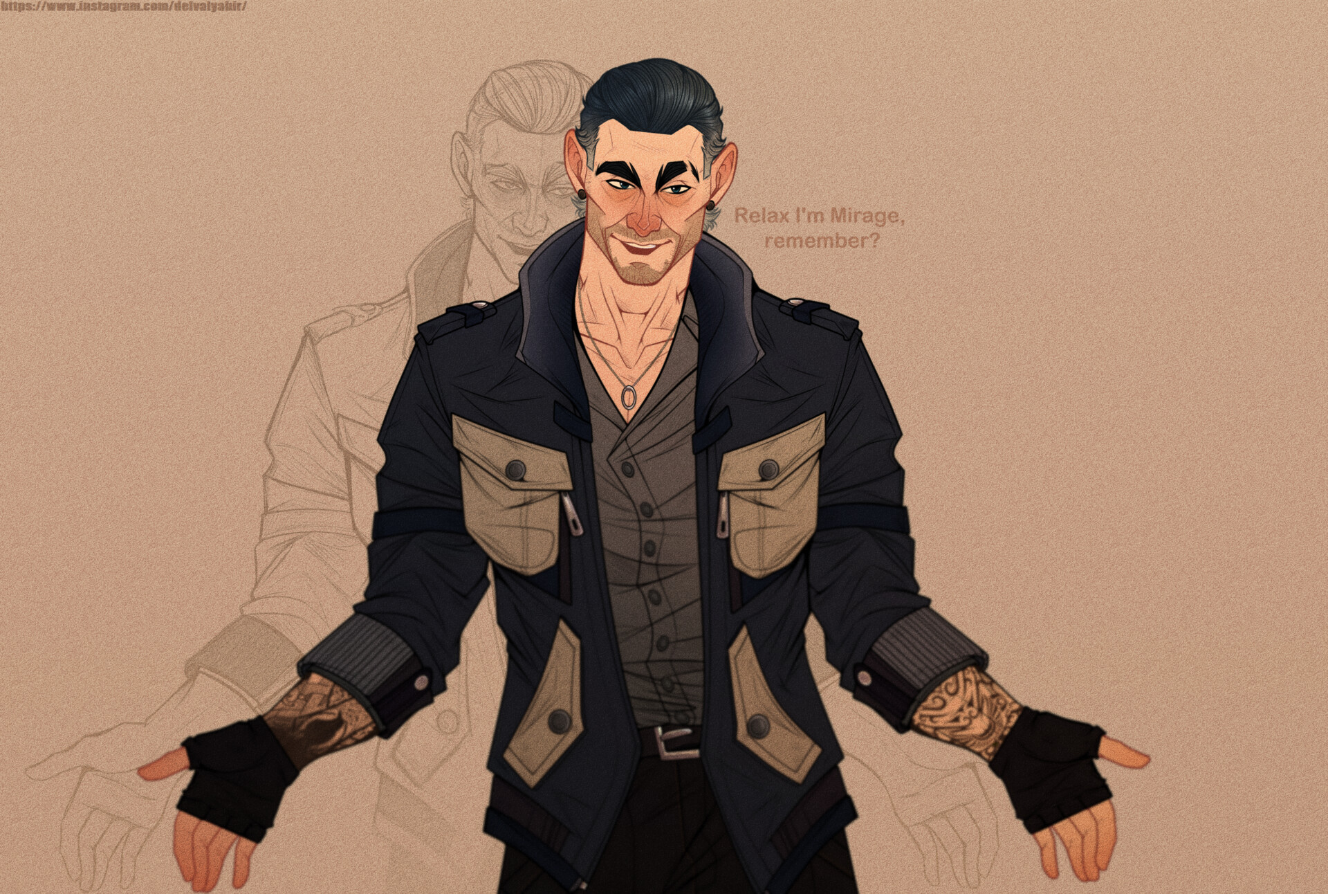 ArtStation - Mirage Human Version-Transformers: Rise of The Beasts