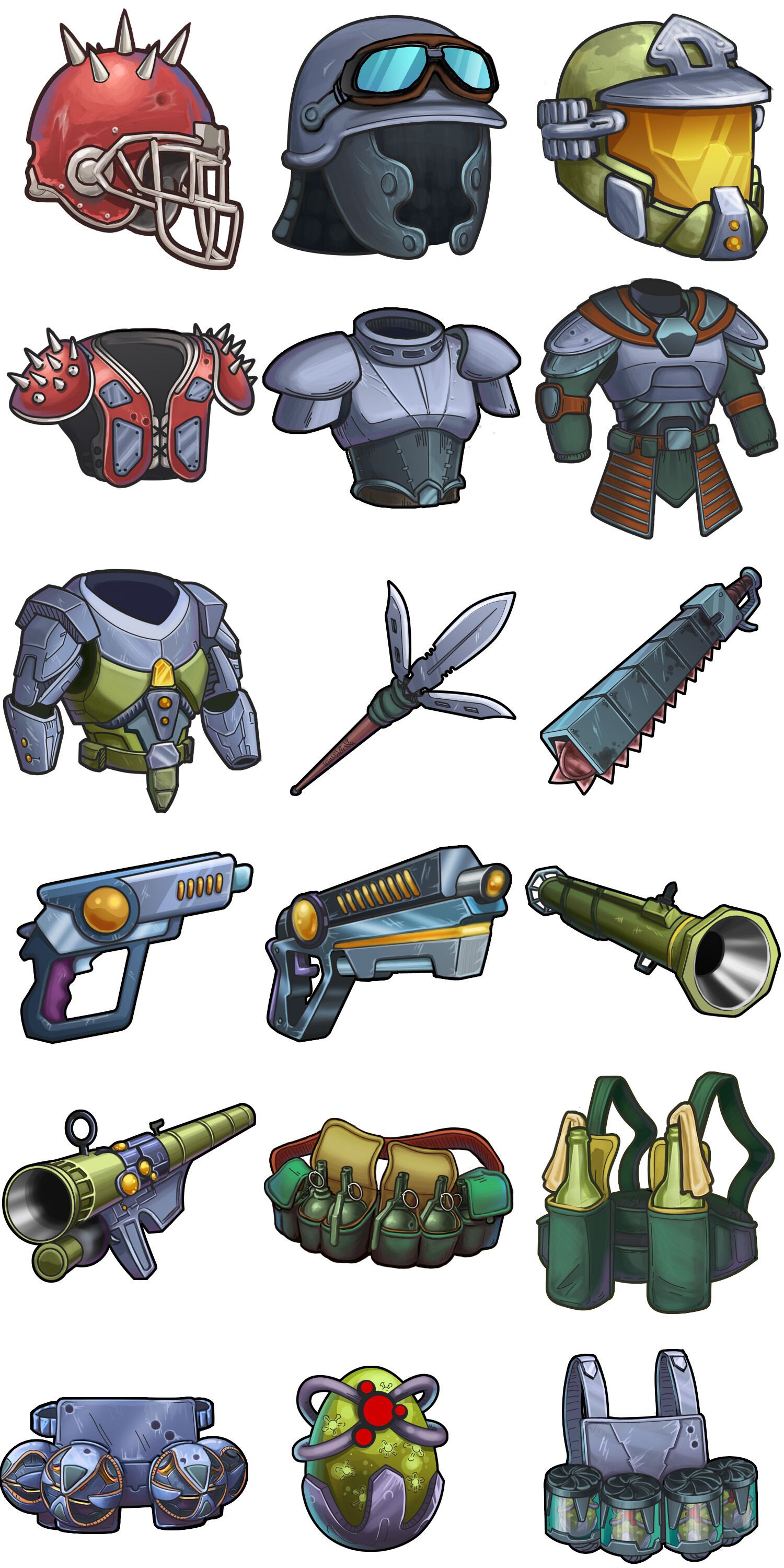 ArtStation - Props (Space Raiders 2)