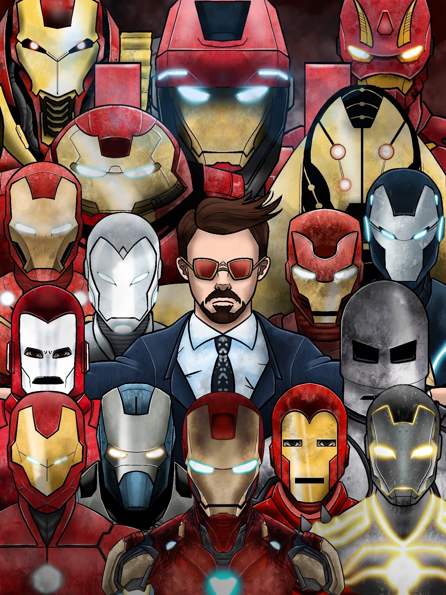 ArtStation - Iron Man Suits