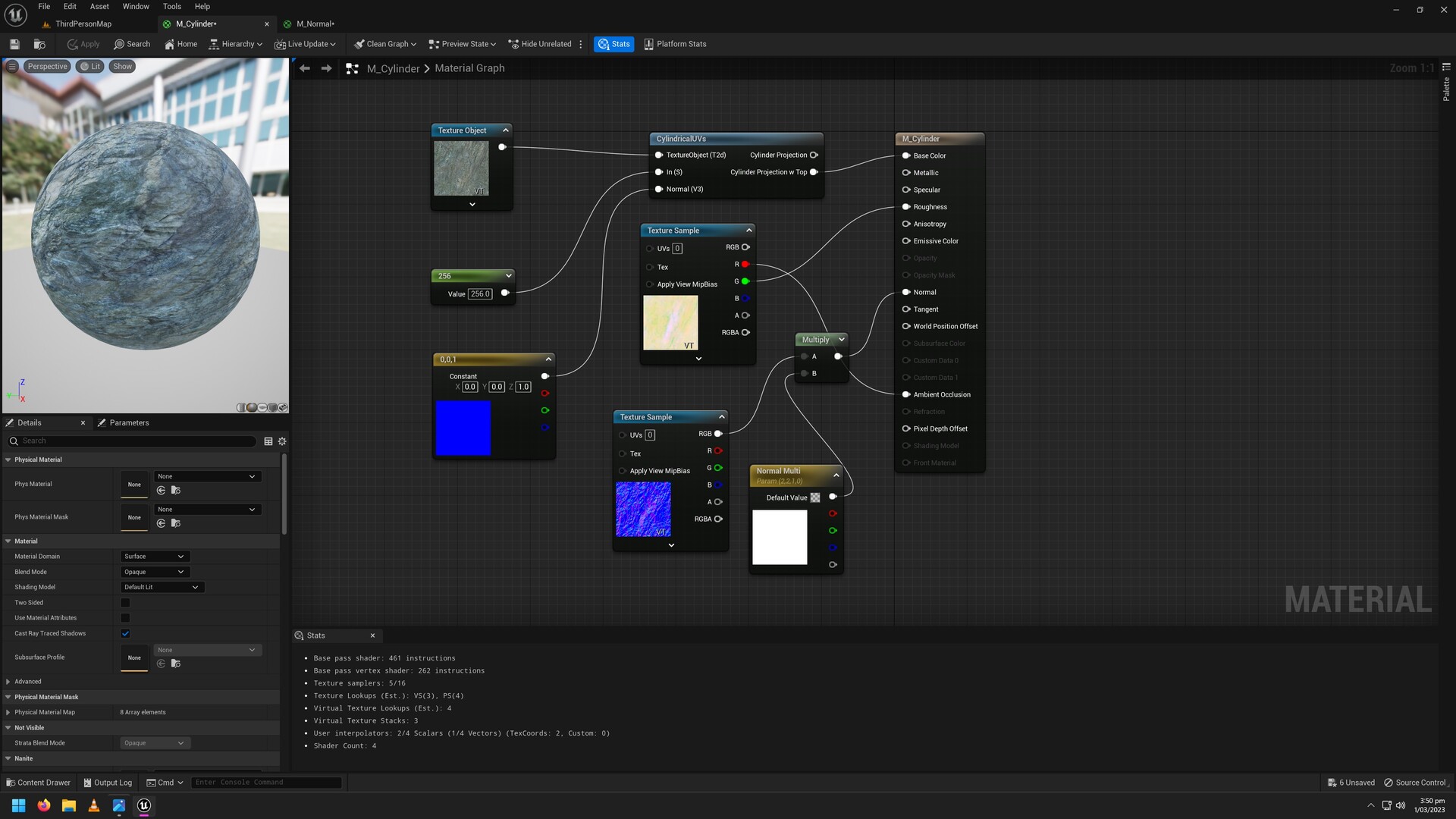 Damien Ramirez (CG) - Materials Part 3 UE5