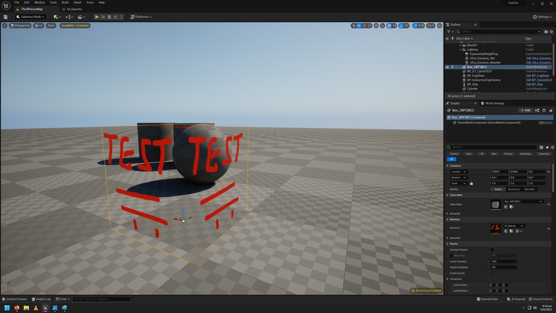 Damien Ramirez (CG) - Materials Part 3 UE5