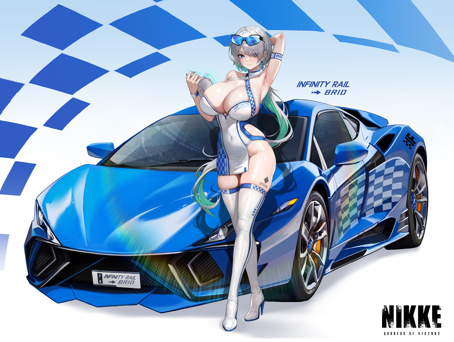 ArtStation - GODDESS OF VICTORY: NIKKE_Brid's racing girl