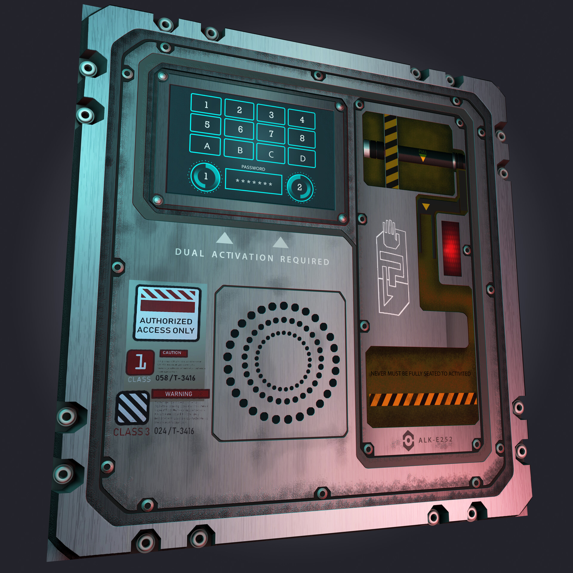 ArtStation - Sci-Fi Control Panel