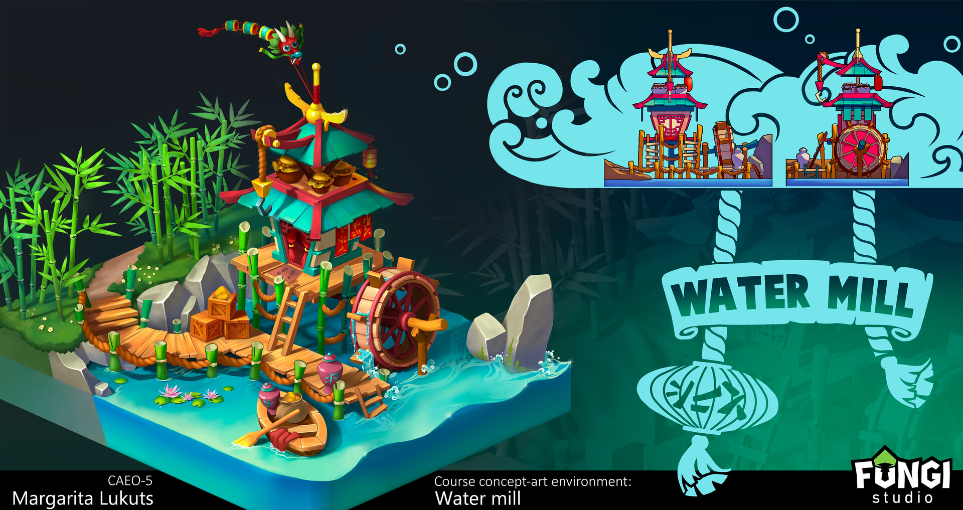 ArtStation - Water mill