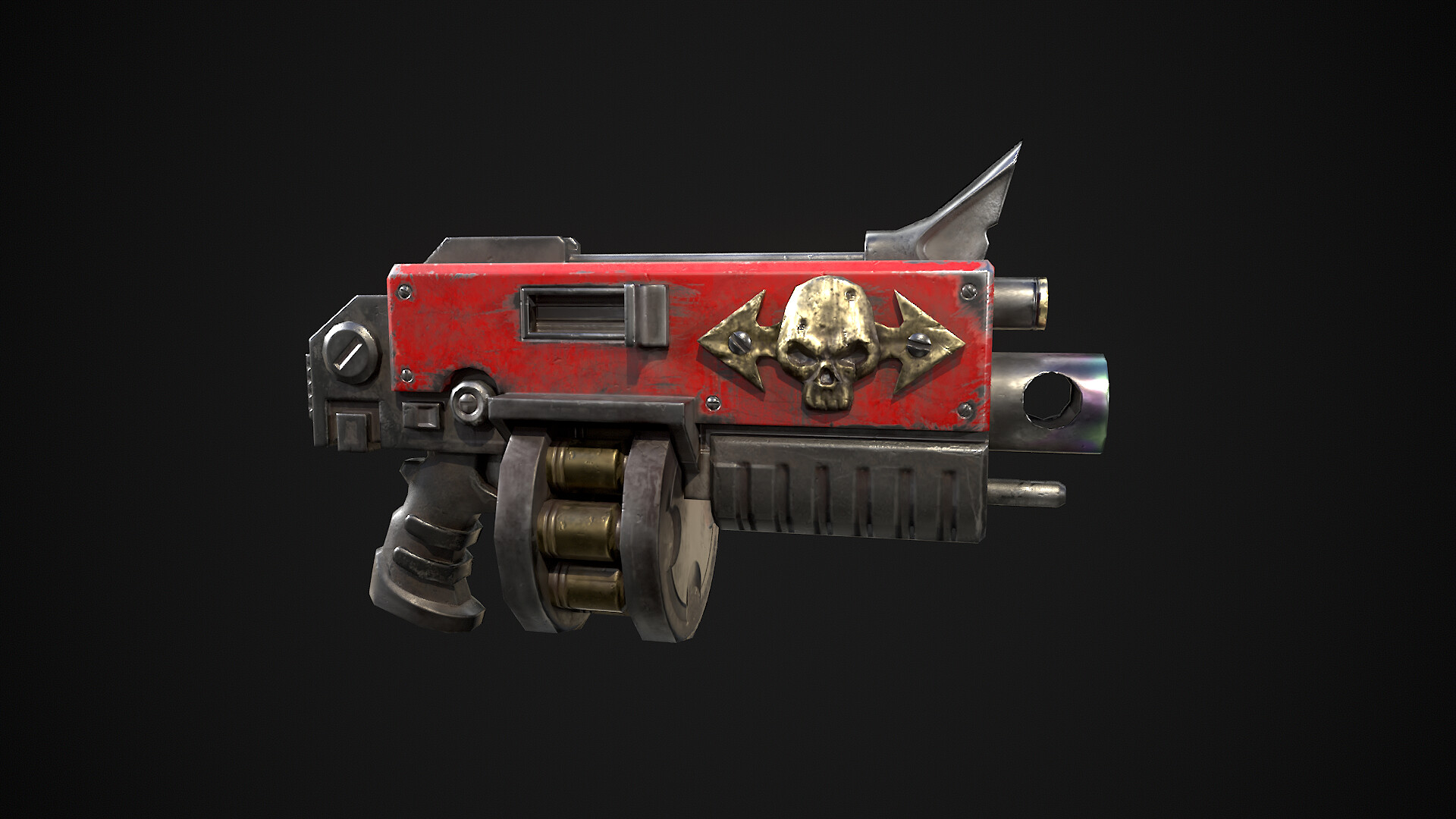 ArtStation - Boltgun for Chaos Space Marines