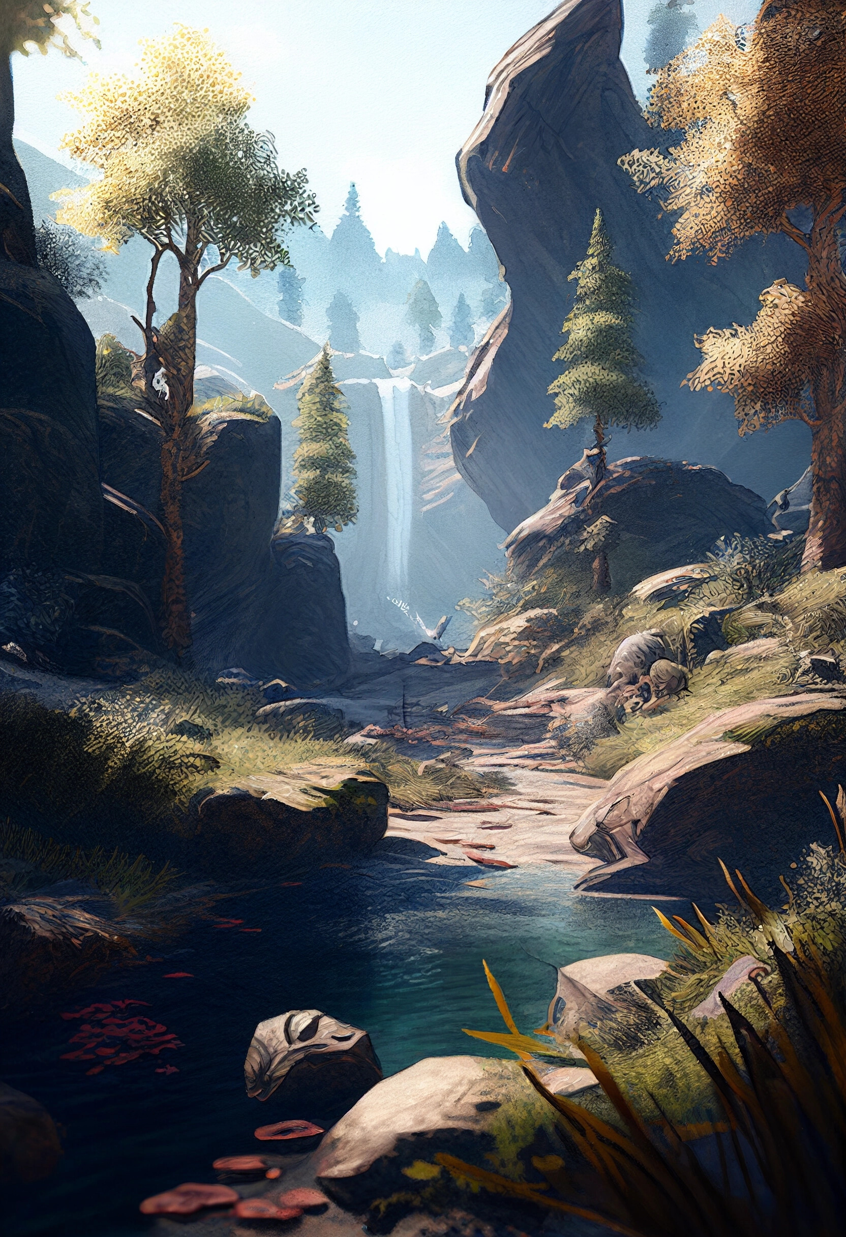ArtStation - Fantasy River