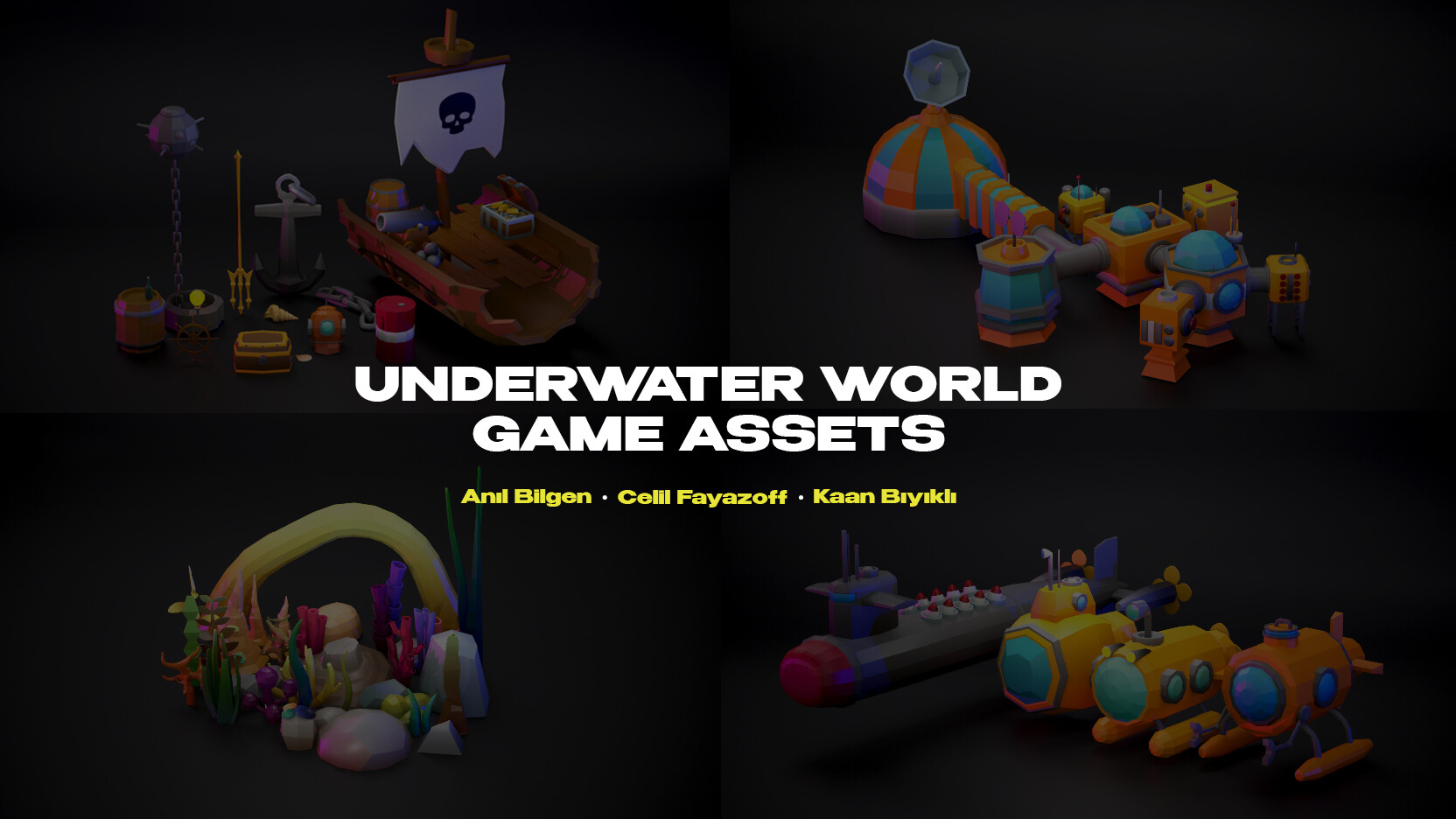 ArtStation - 3D Under water Asset Pack