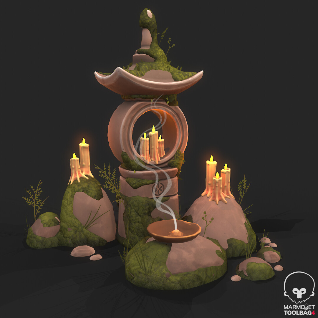 Arın Arıcı - Stylized Painted Shrine