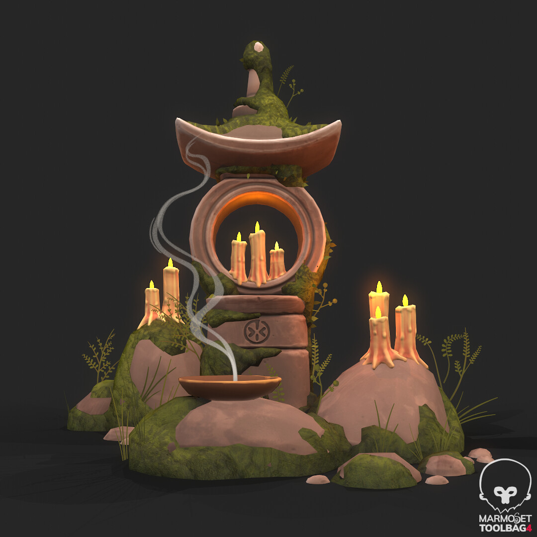 Arın Arıcı - Stylized Painted Shrine