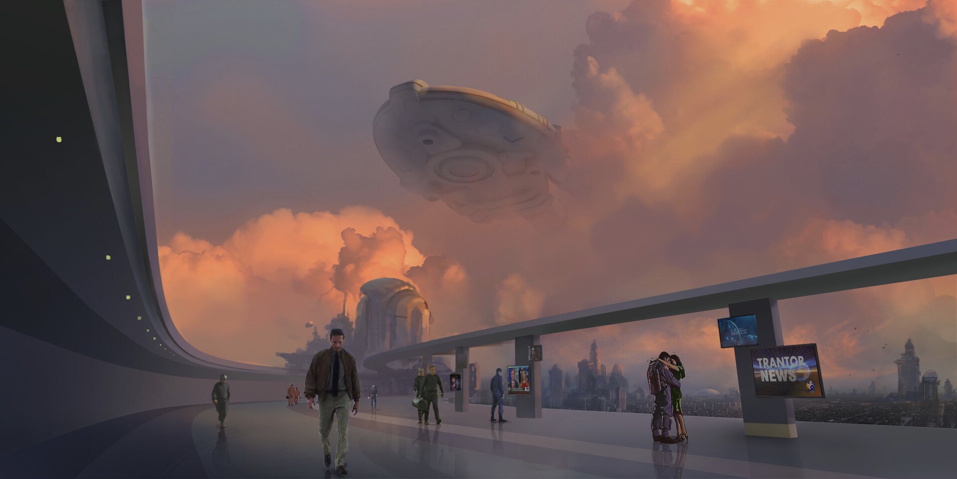 ArtStation - trantor airport