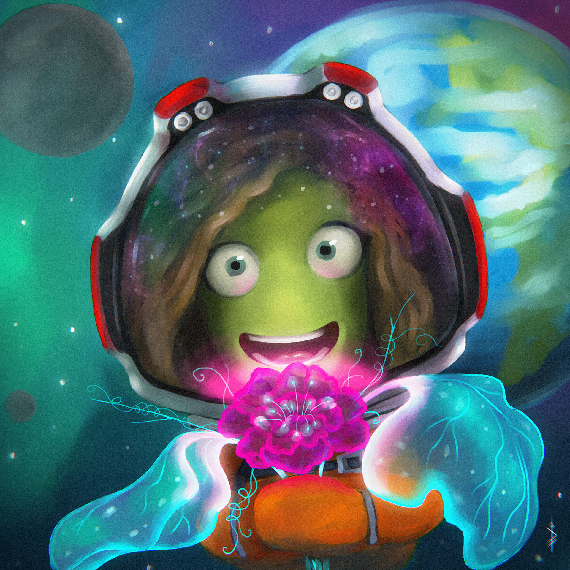 ArtStation - Space Flowers