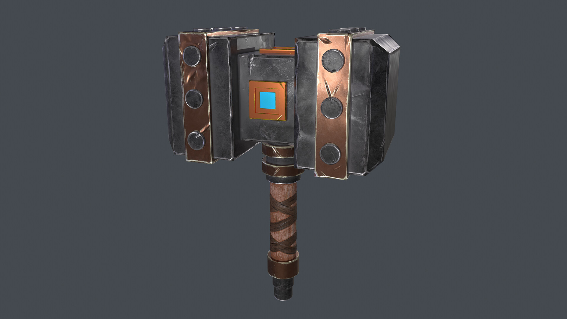ArtStation - Stylized Weapon - Hammer