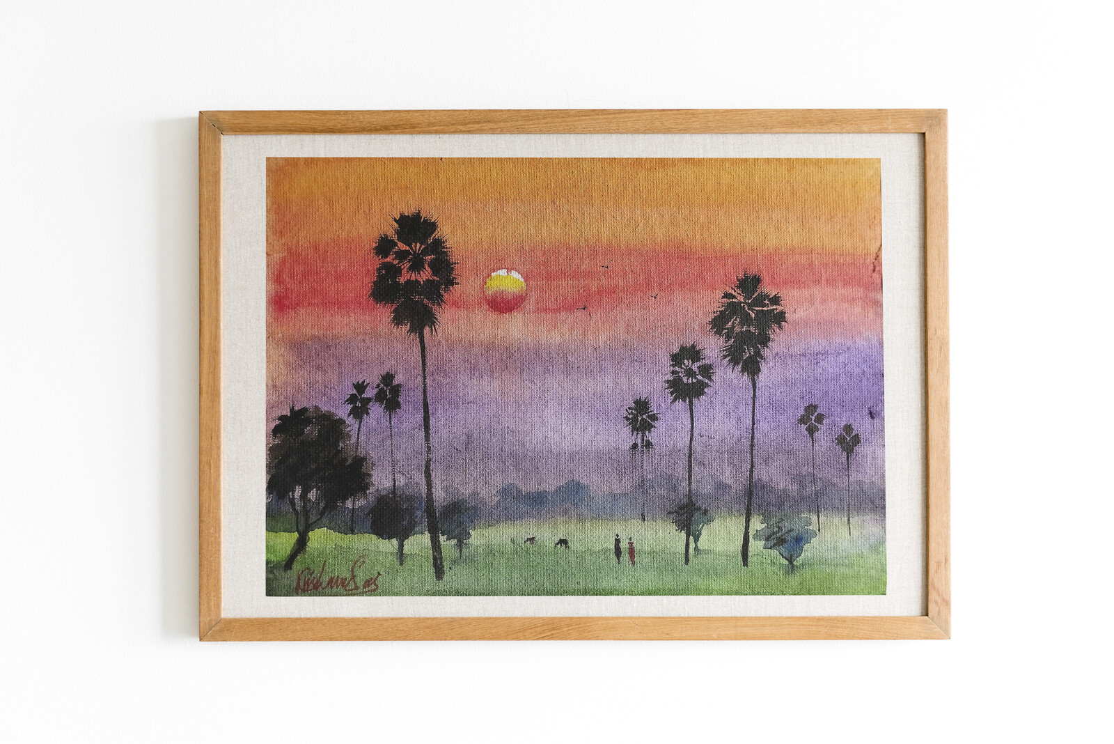 Krishanu Das - Sunset in Watercolour