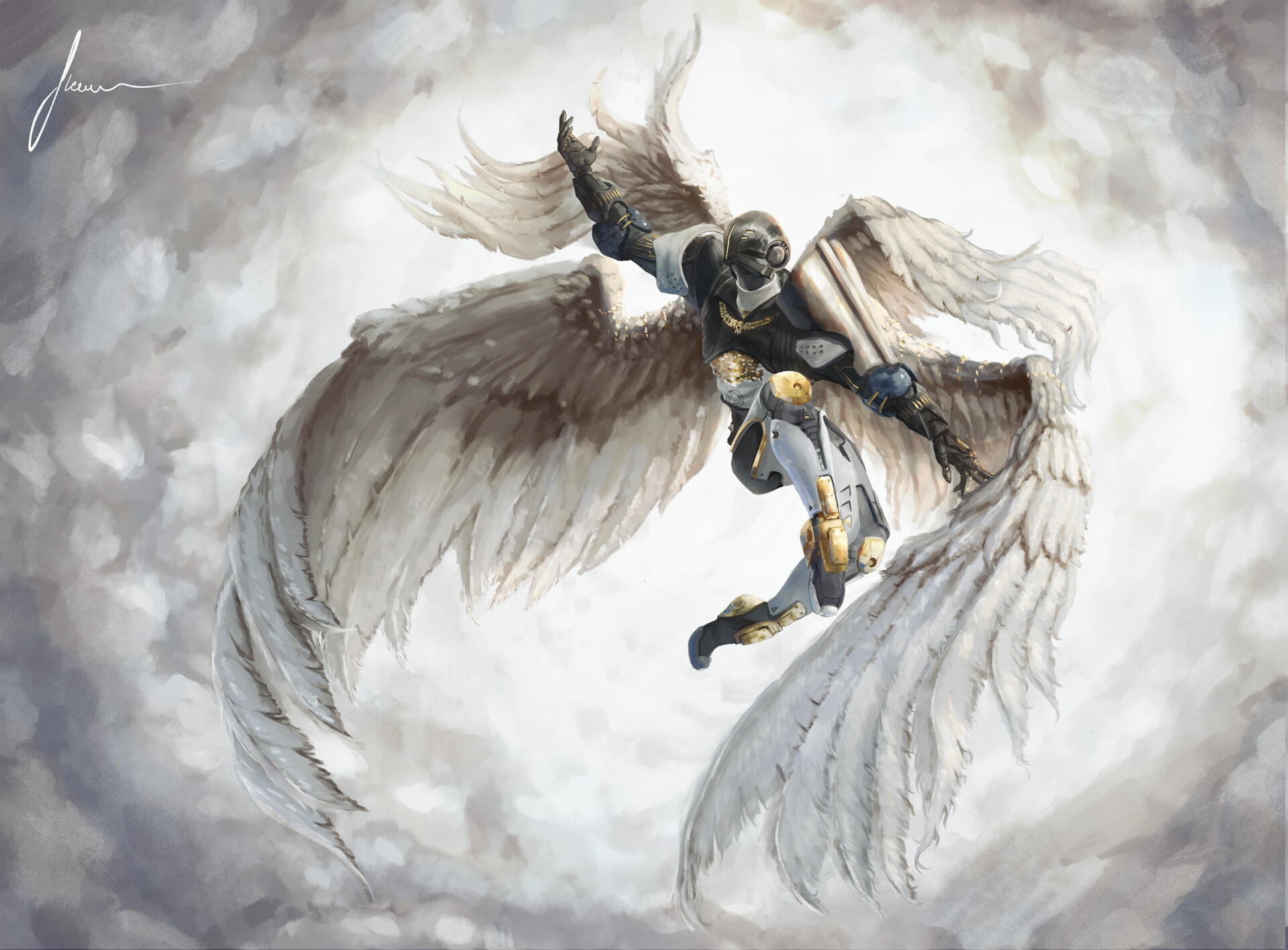 ArtStation - Destiny 2 angel - commission work