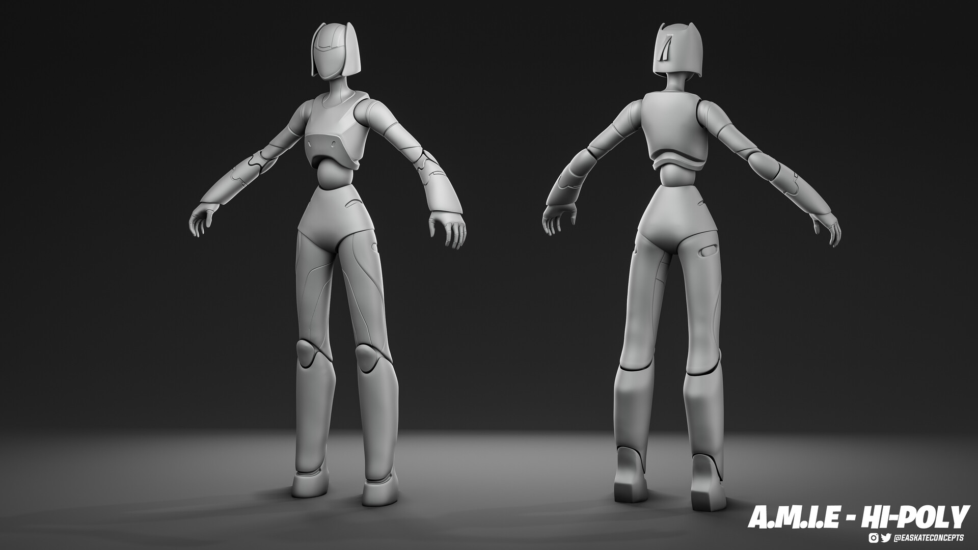 Jacob (easkate) - Fortnite Fan Sculpt - 'A.M.I.E'