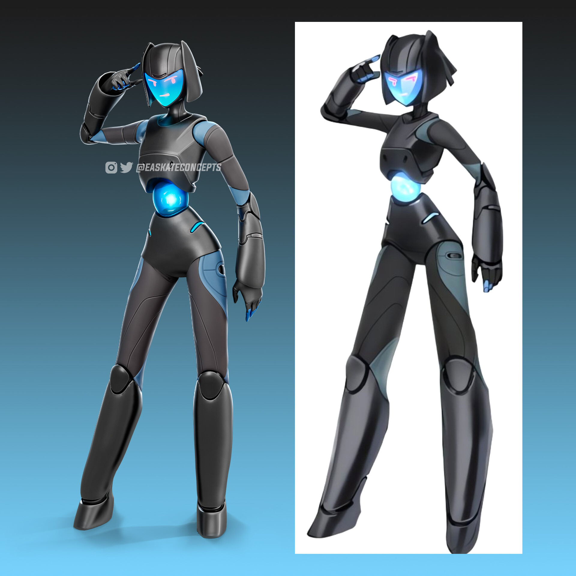 Jacob (easkate) - Fortnite Fan Sculpt - 'A.M.I.E'